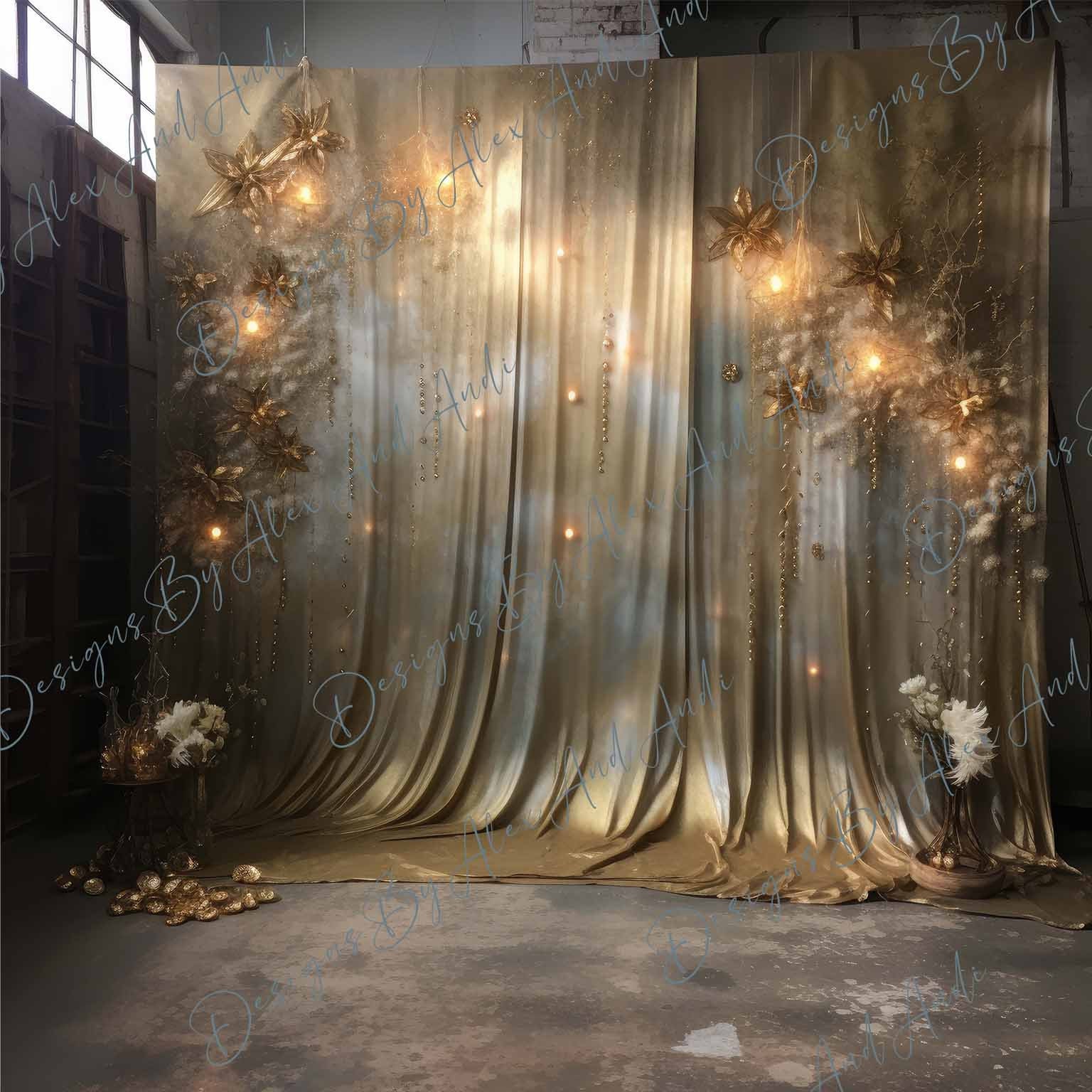 Shimmering Studio Backdrop Background Digital Birthday Child Photo ...