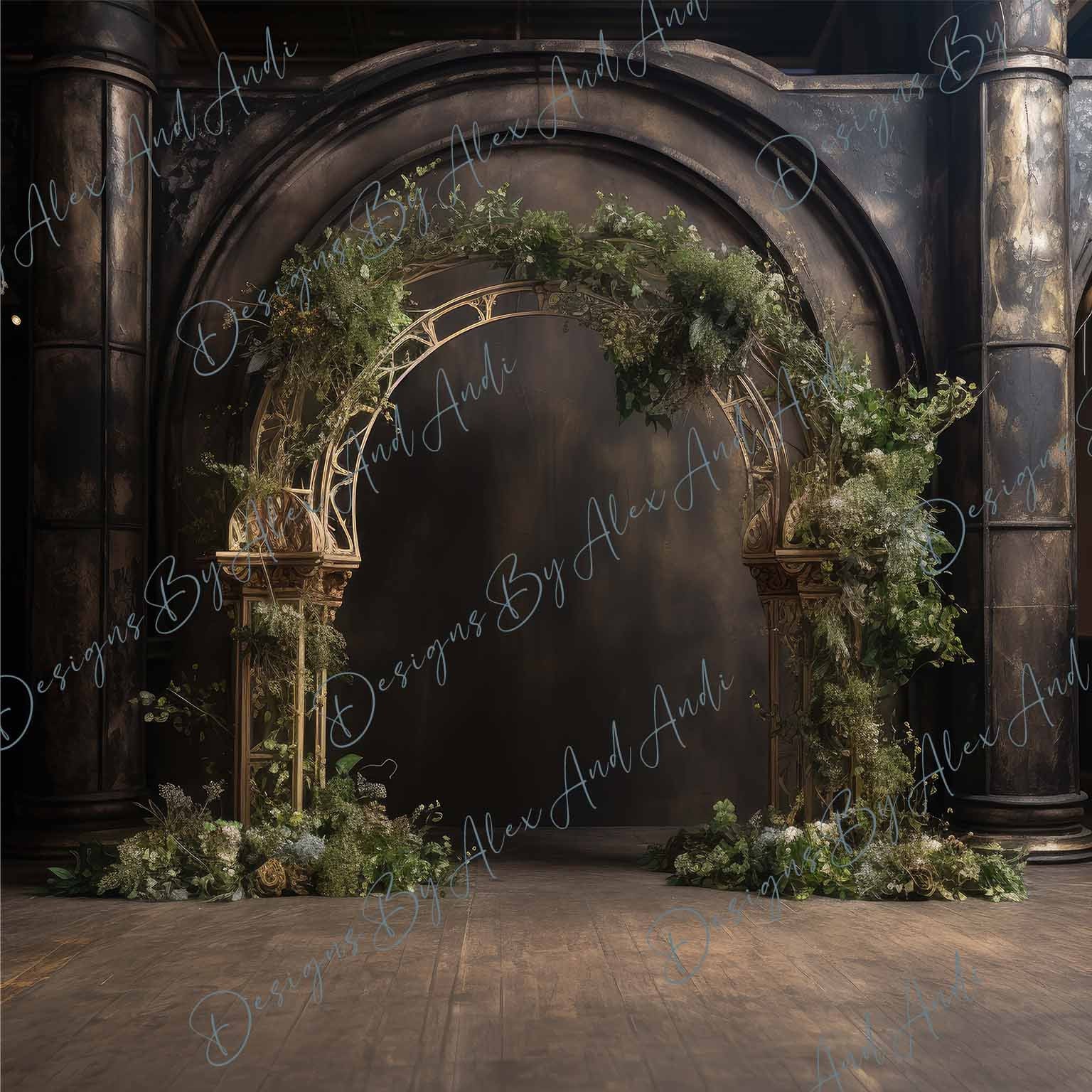 Arch Digital Backdrop: 10 Photo Shoot Templates (JPG, 6000x6000 Pixels ...