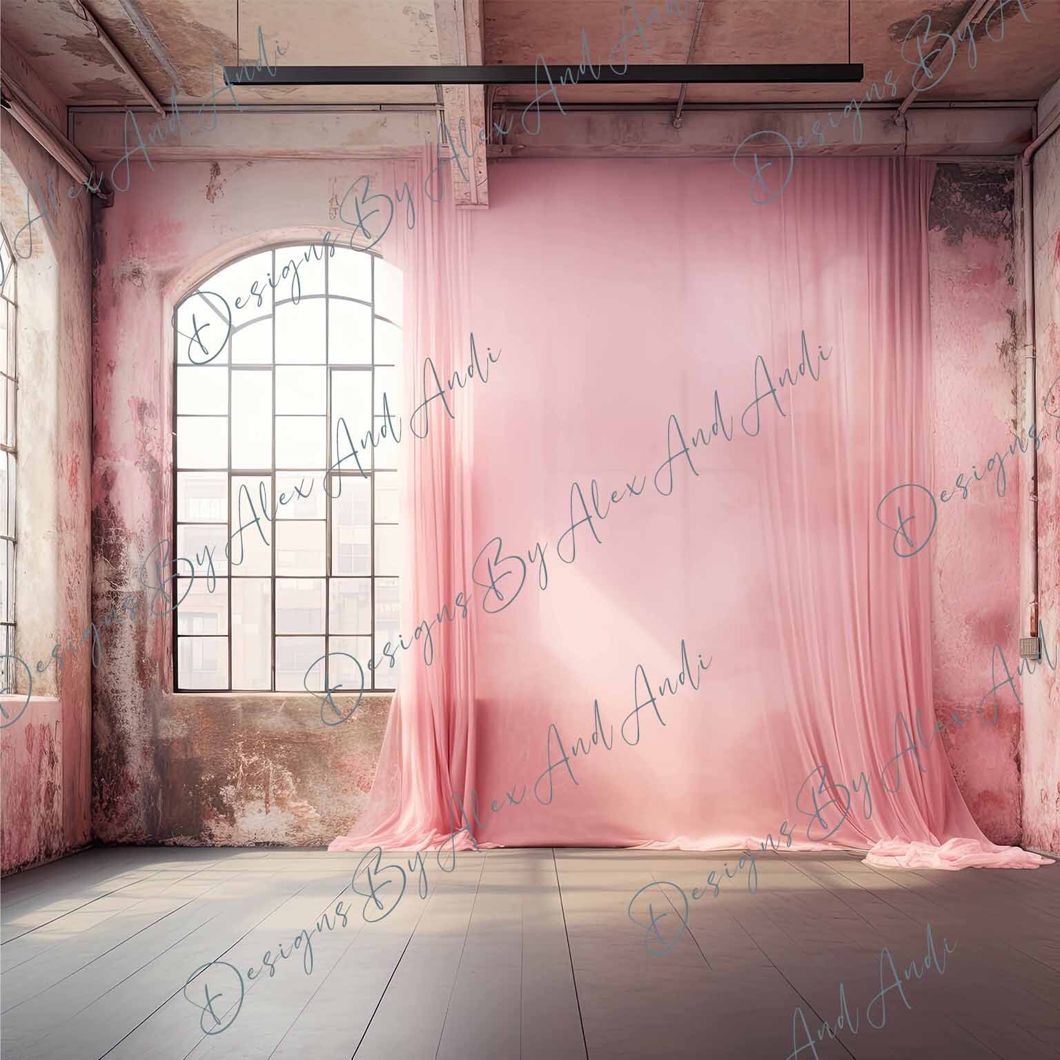 Light Pink Digital Backdrop Overlay Background Child Photo Picture ...