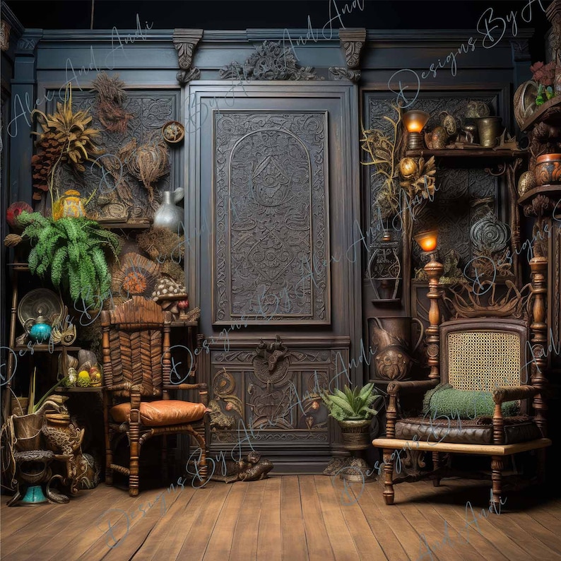 Arts and Crafts Studio Backdrop Artful Backdrop Background Digital ...