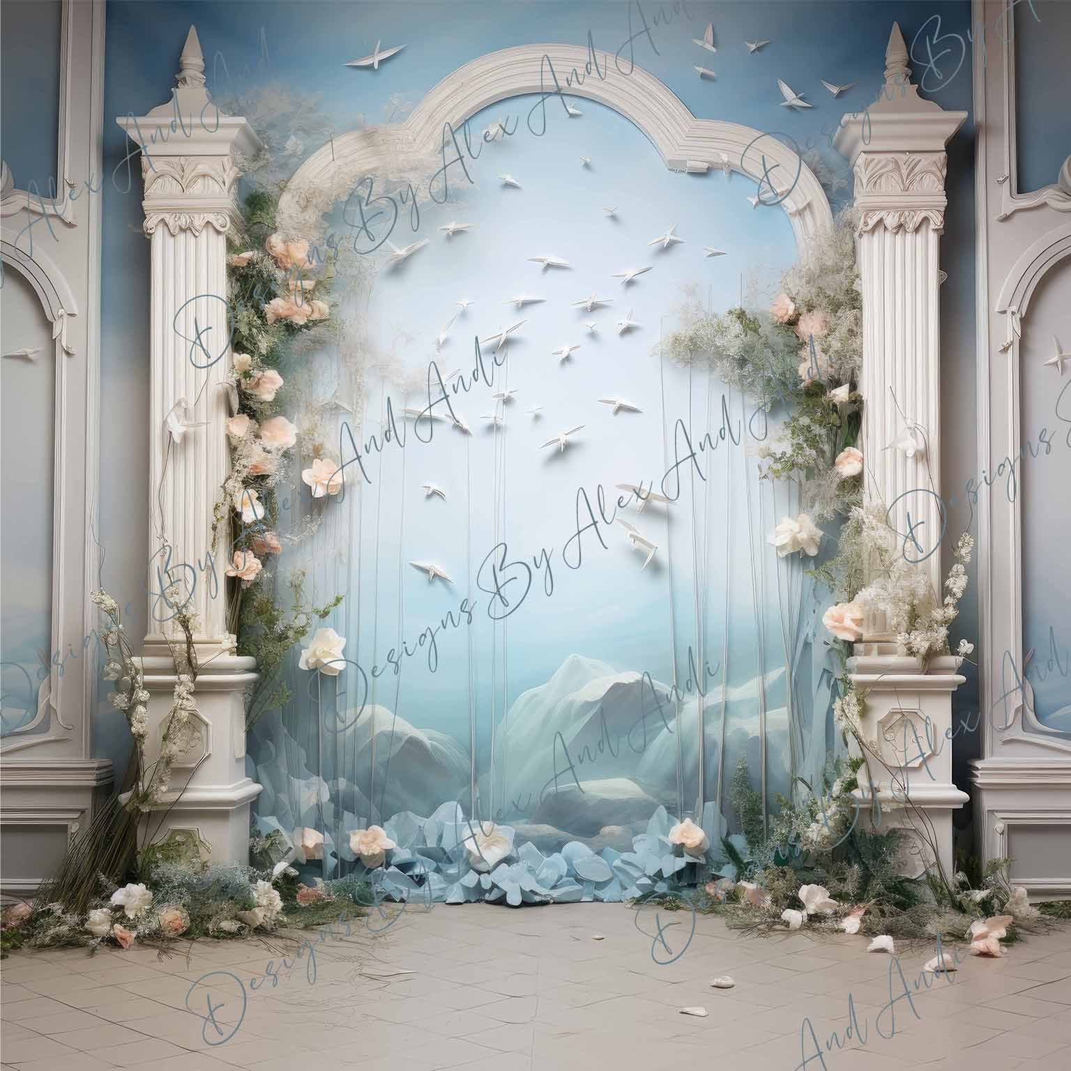 Baptism Digital Backdrop Overlay Background Child Photo Picture Studio ...