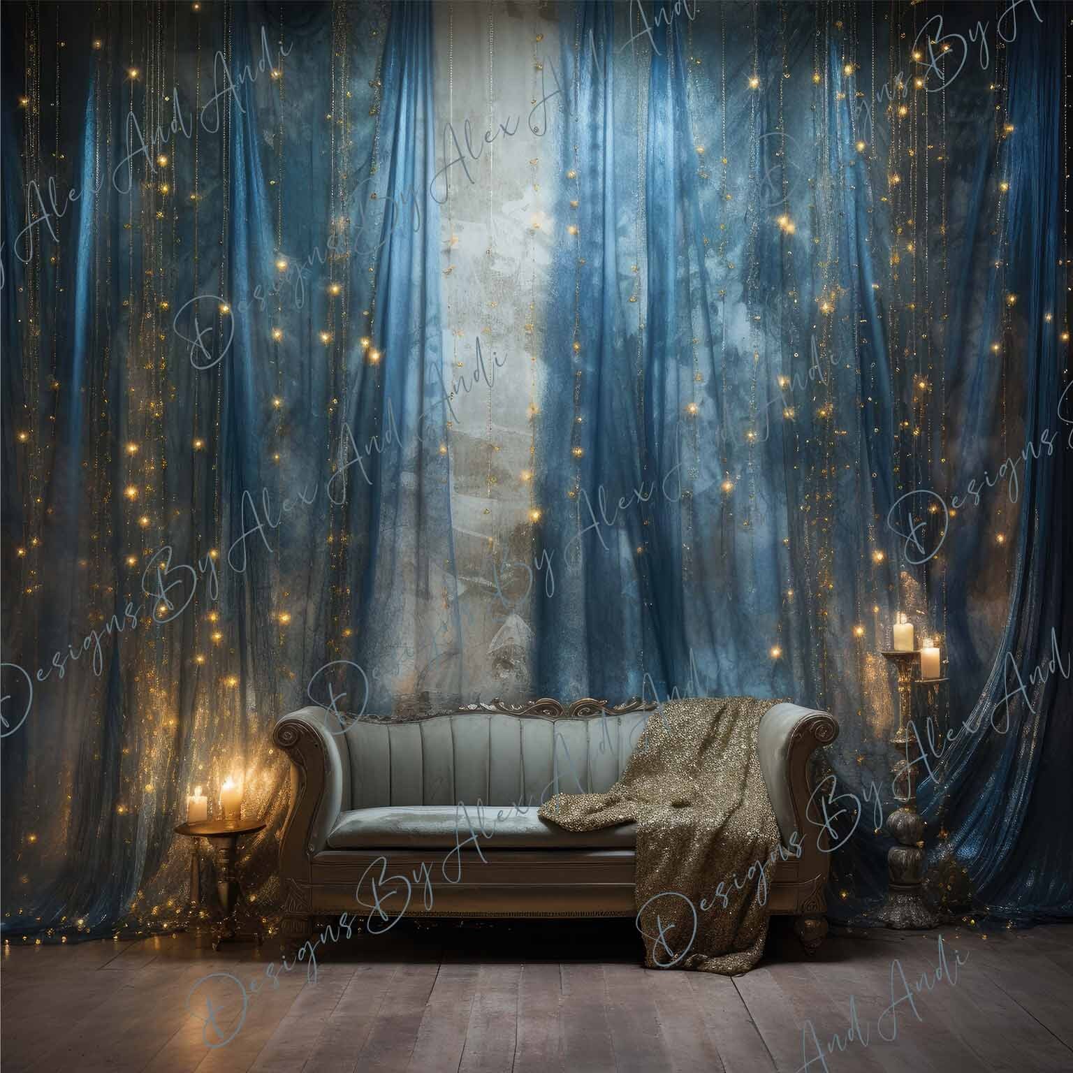 Shimmering Wall Backdrop Background Digital Birthday Child Photo Shoot ...