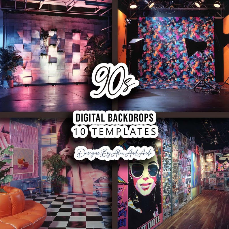 90s Overlay Back Ground Nineties Backdrop 1990s Background Picture ...