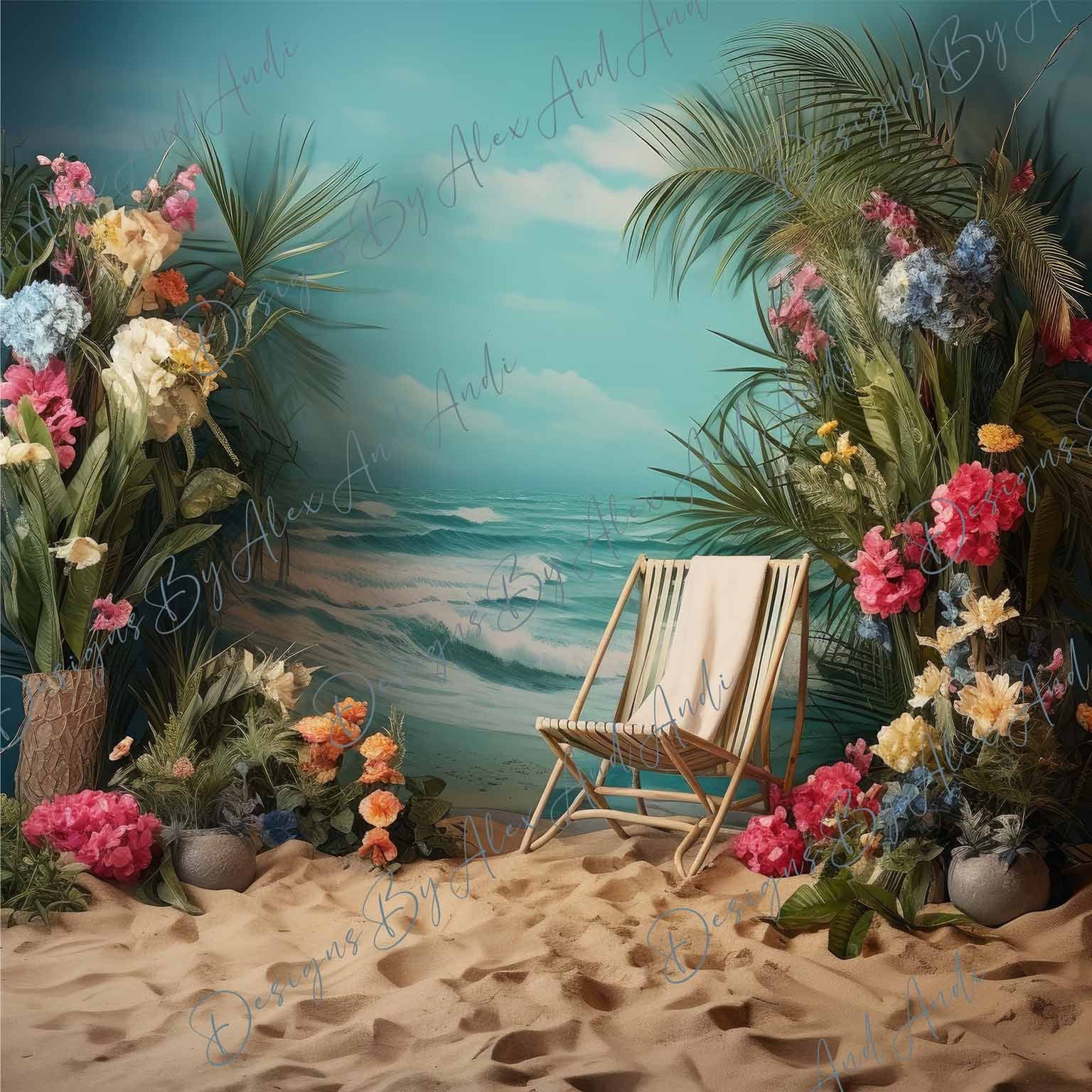 Summer Digital Backdrop Background Birthday Child Photo Shoot Picture ...