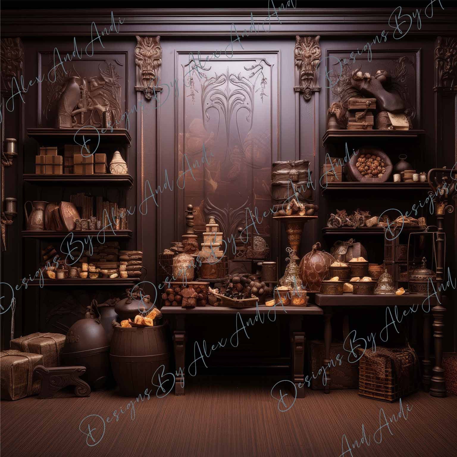 Chocolate Backdrop Background Digital Birthday Child Photo Shoot ...