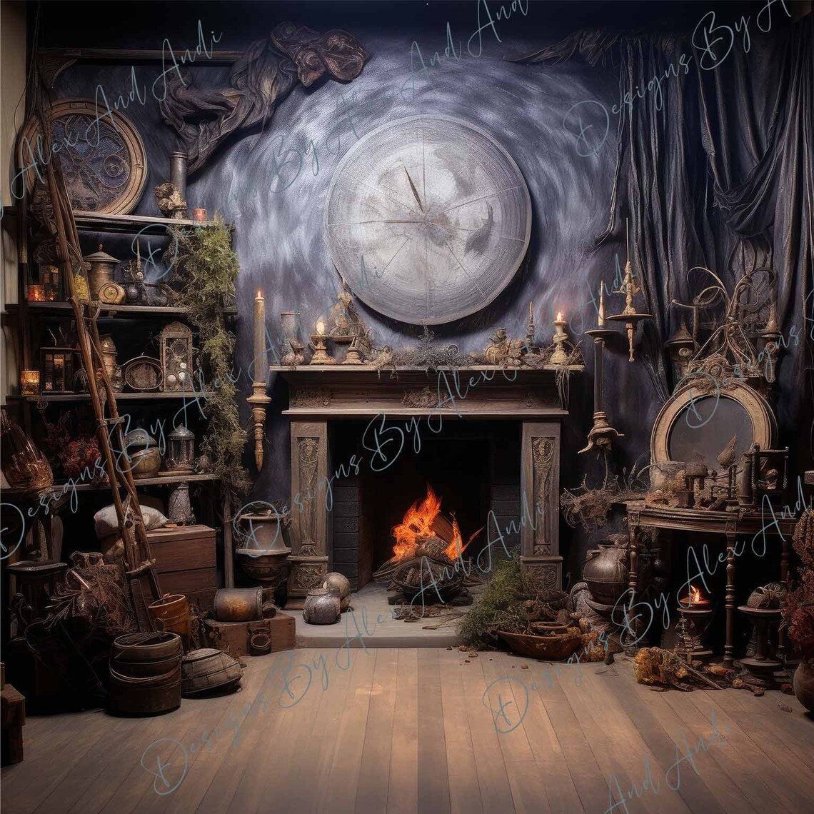 Witch Brew Digital Backdrop Background Birthday Child Photo Shoot ...