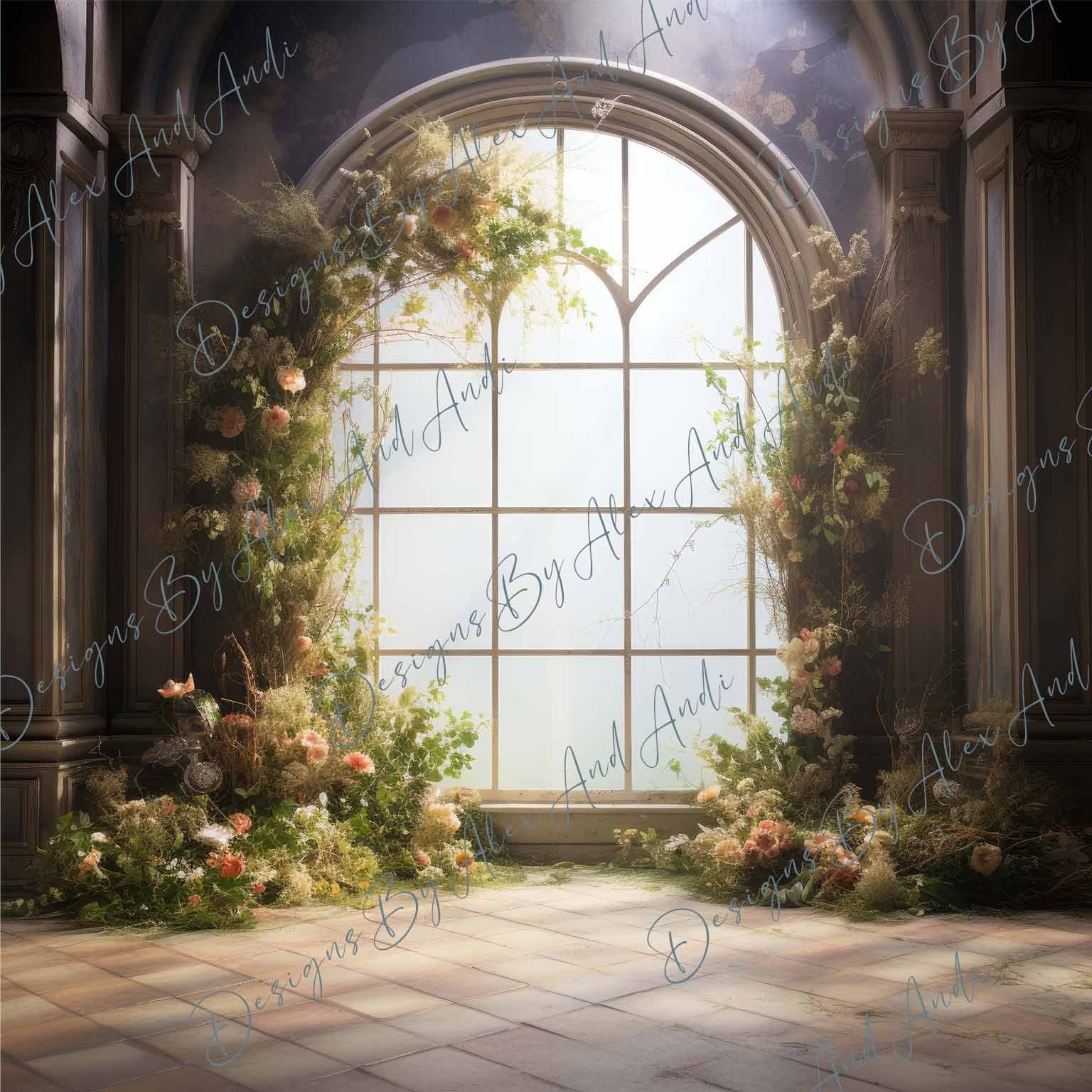 Arch Studio Prop Backdrop Background Digital Birthday Child Photo Shoot ...