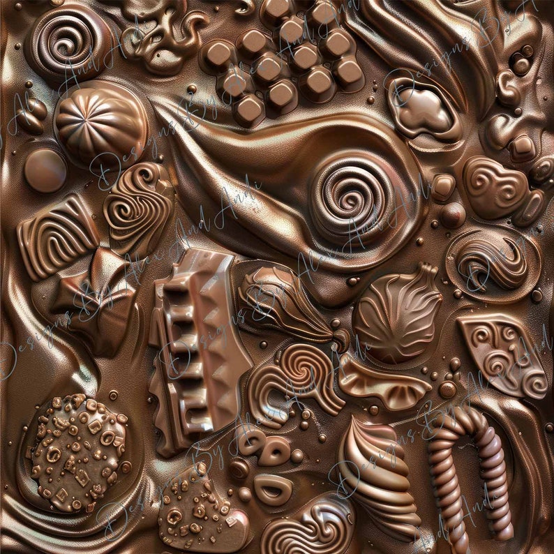 Wonky Chocolate Wall Digital Background Overlay Backdrop Kid Child ...