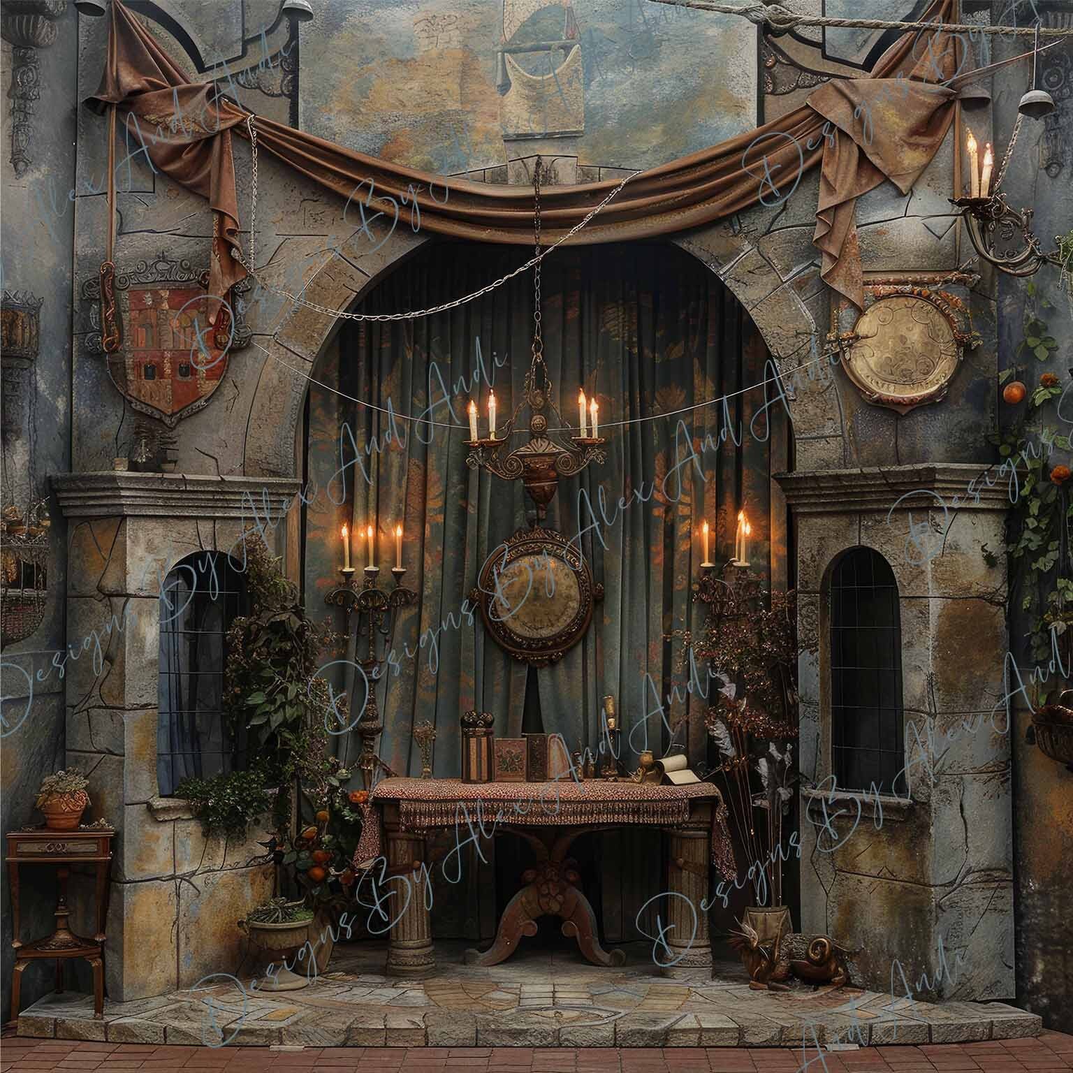 Medieval Photo 15 Century Prop Photo Shoot Party Picture Backdrop ...