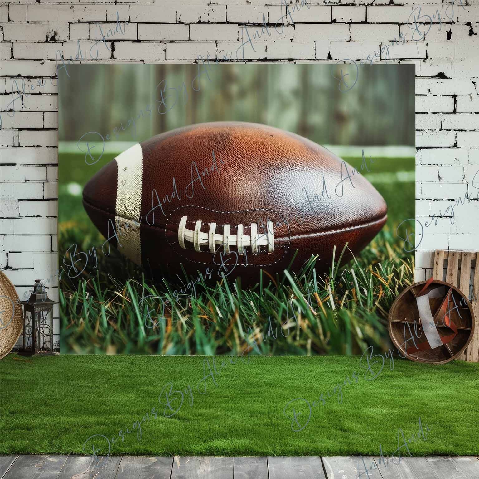 Football Studio Backdrop Football Back Drop Sport Photo Shoot Overlay ...