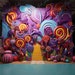 Crazy Candy Factory Backdrop Background Digital Birthday Child Photo ...