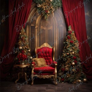 Elegant Christmas Tree Digital Backdrop Overlay Background Holiday ...