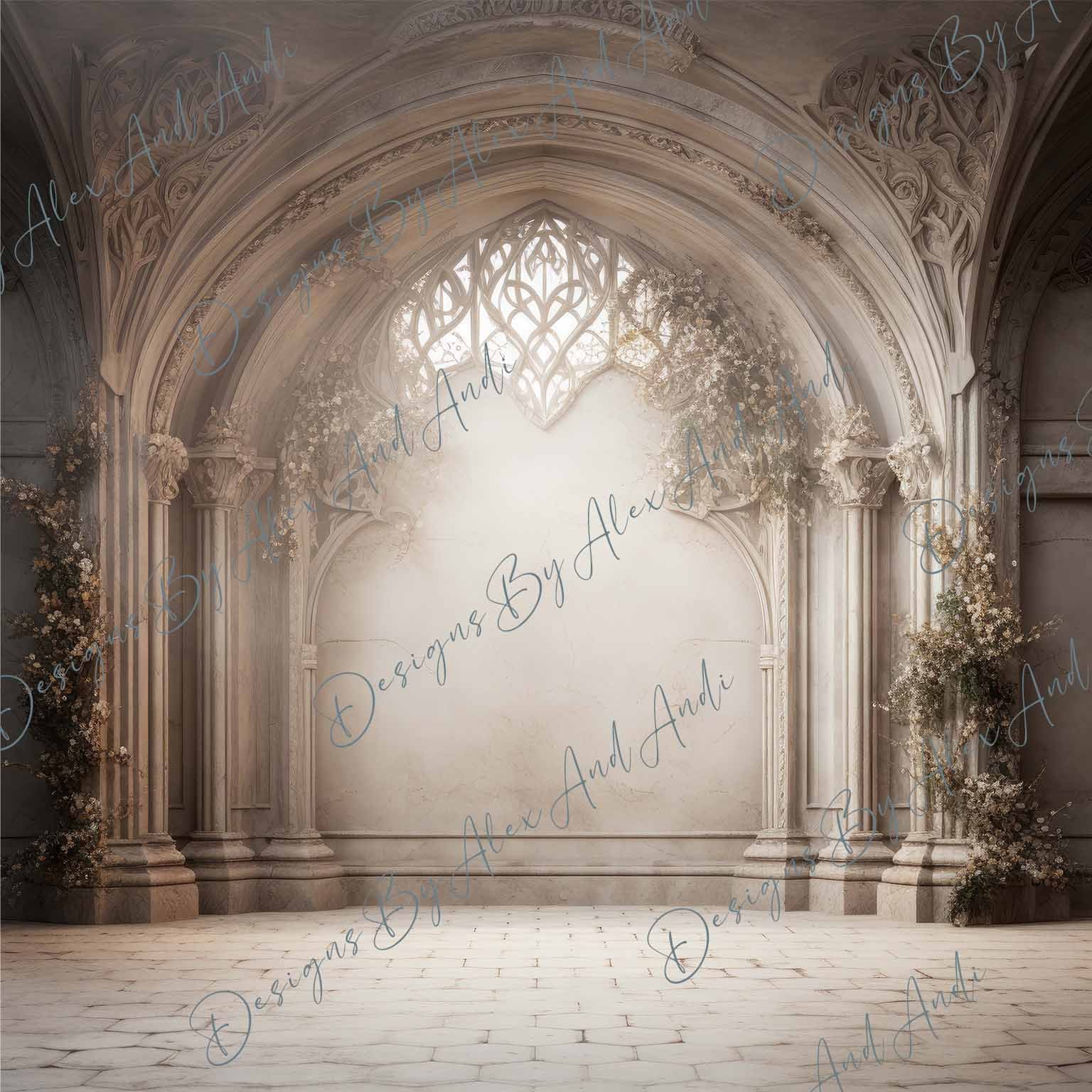 Arch Picture Backdrop Background Digital Birthday Child Photo Shoot ...