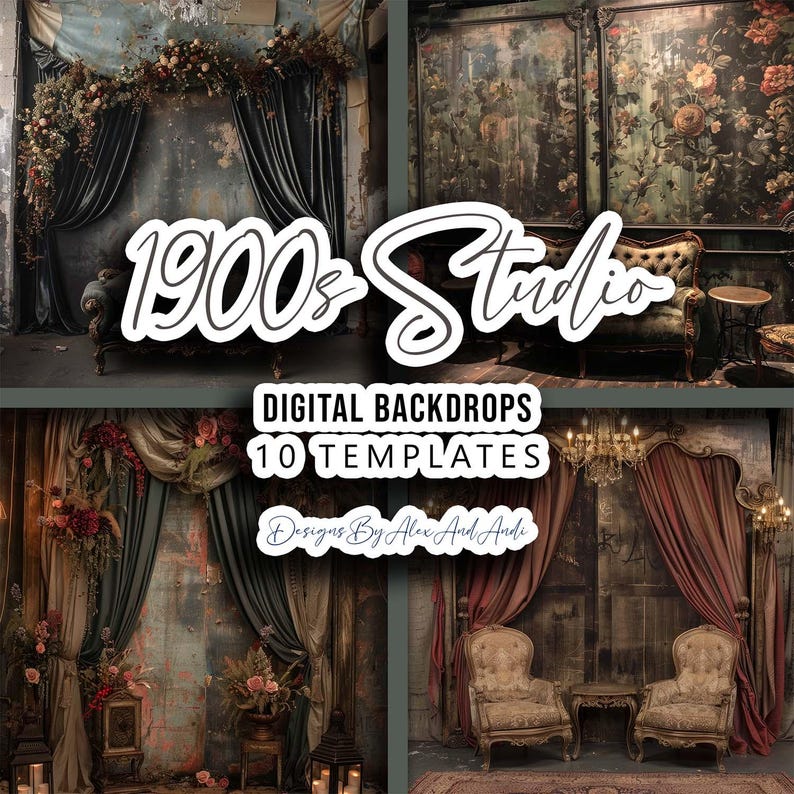 1900s Studio Photo Shoot 1900 Photo 1900s Picture Classic Overlay ...