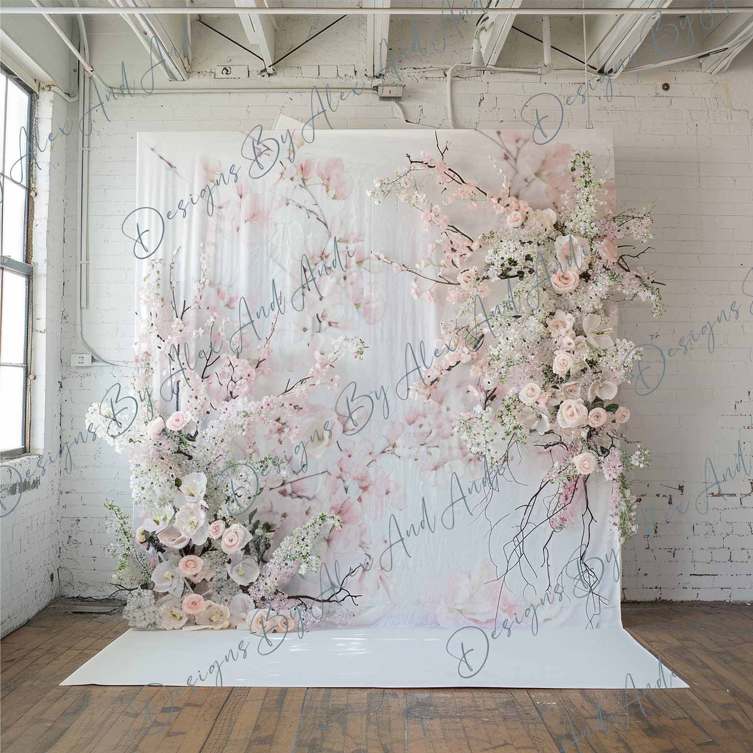 Mrs Bridal Shower Digital Overlay Bridalshower Backdrop Background ...