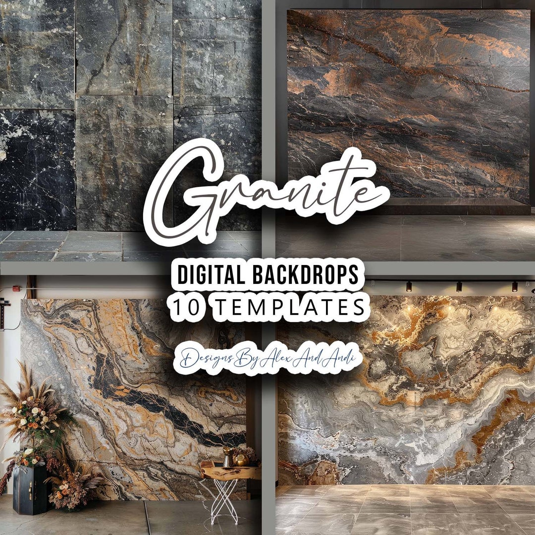 Granite Digital Backdrop Fineart Photo Shoot Wedding Digital Backdrop ...
