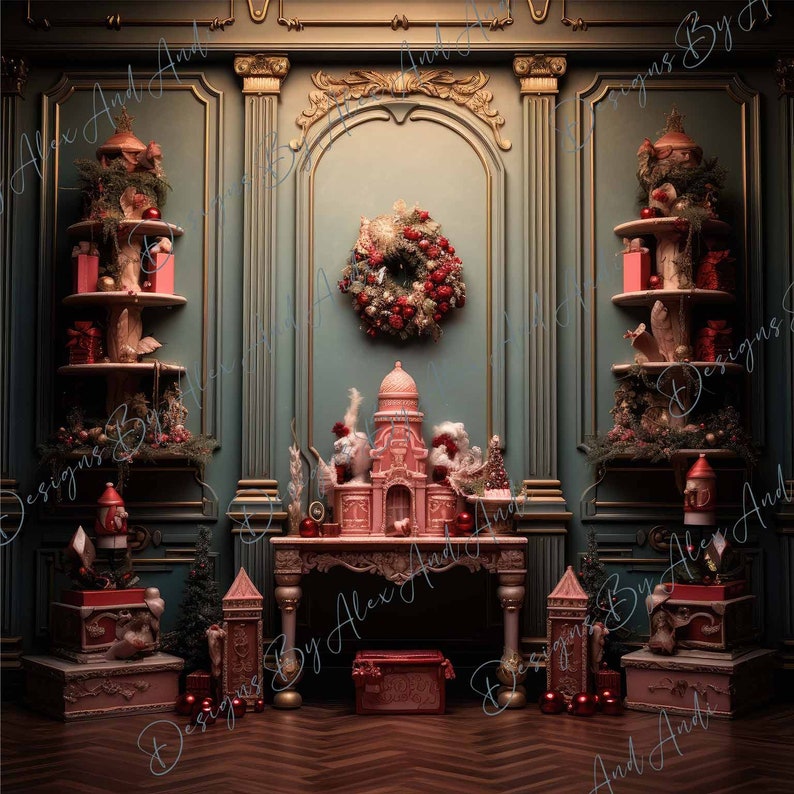 Nutcracker Digital Backdrop Overlay Background Holiday Event Photo ...