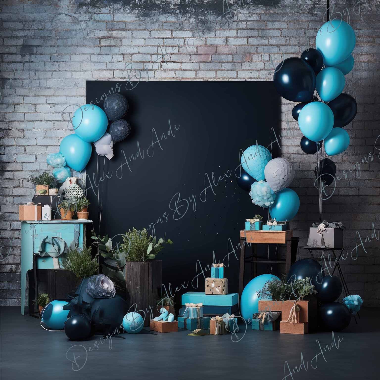 Its a Boy Digital Backdrop Overlay Background Holiday Child Photo ...