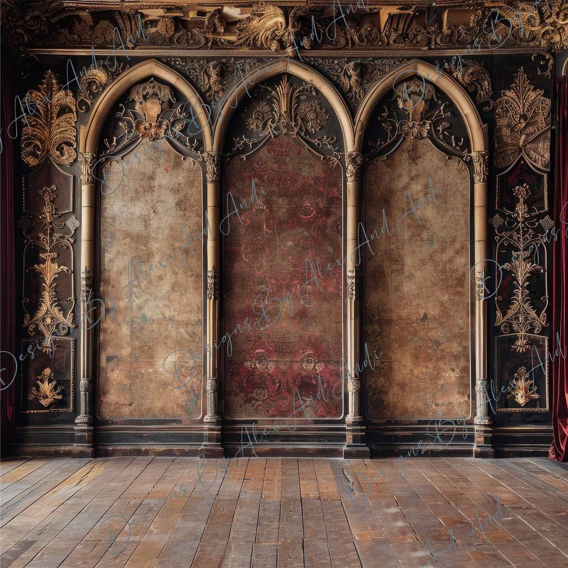 15th Century Overlay Medieval Digital Backdrop Prop Party Photo Shoot ...