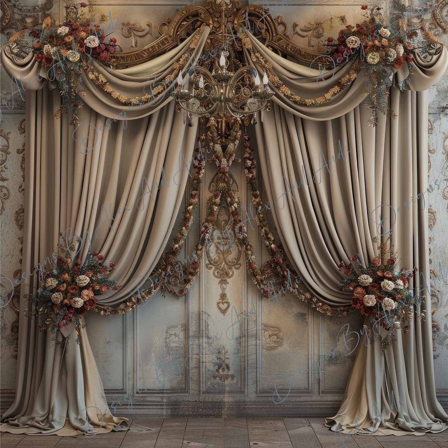 Formal Studio Photo Formal Ceremony Backdrop Back Drop Digital Backdrop ...