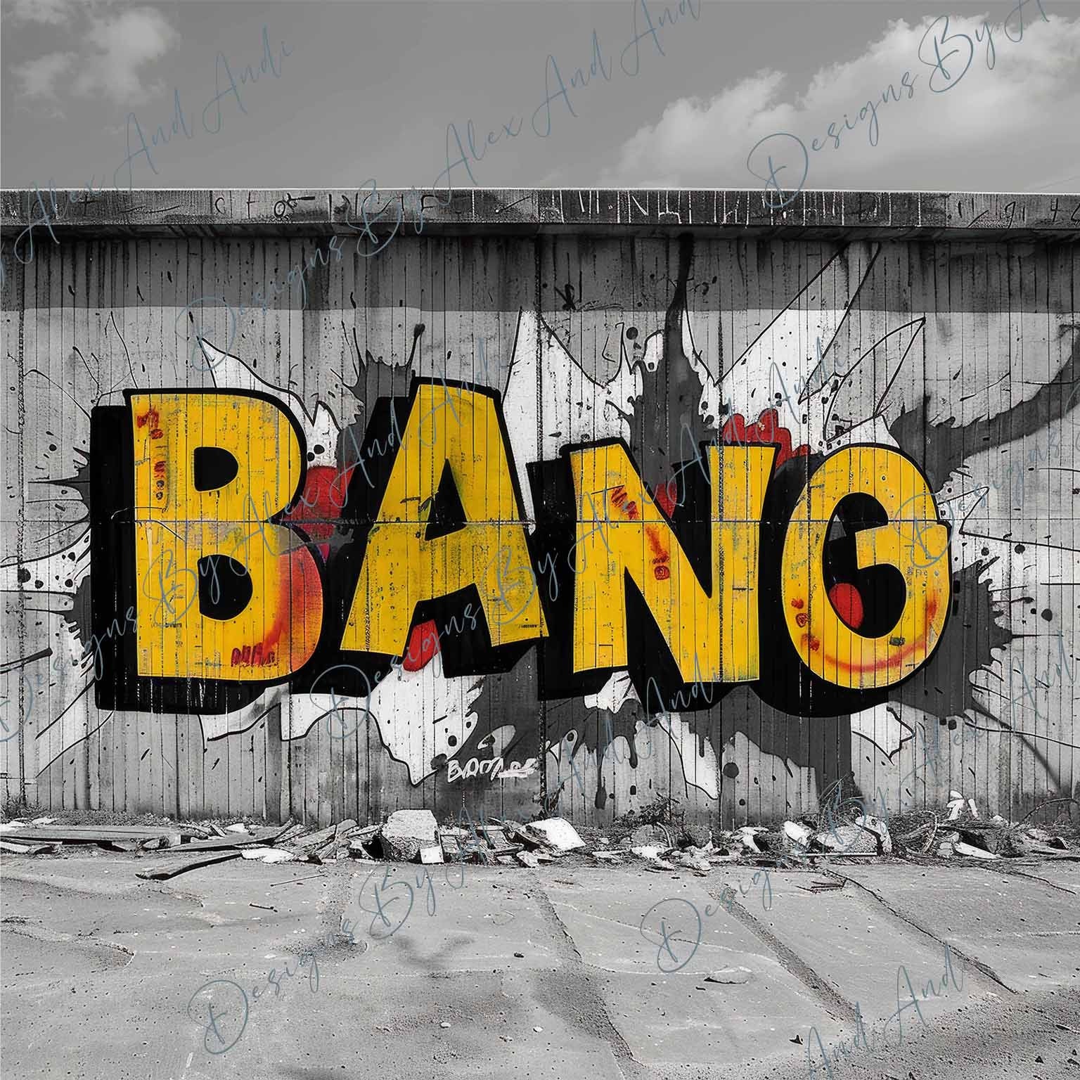 Graffiti Decorated Wall Backdrop Background Back Ground Wall Digital ...