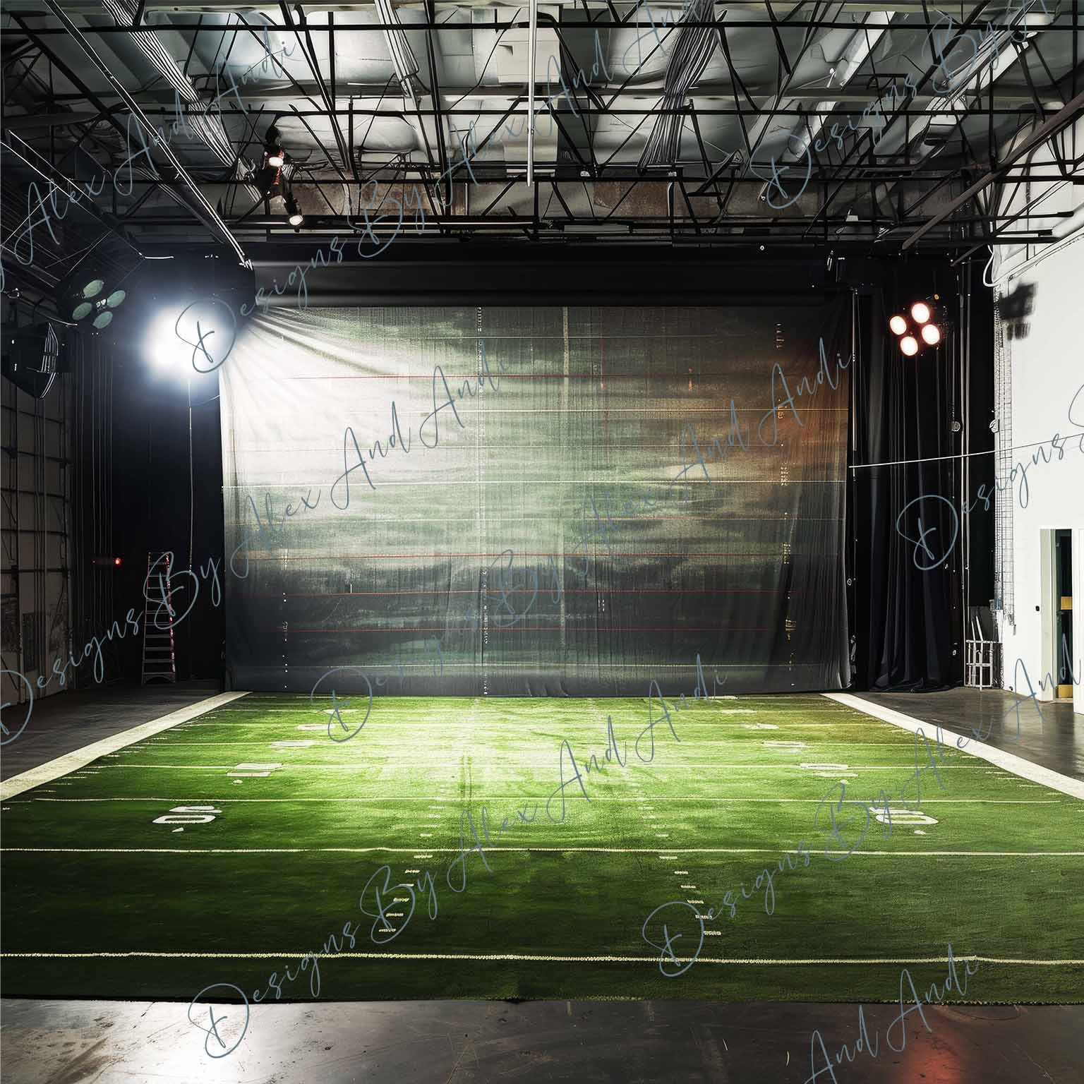 Football Studio Backdrop Football Back Drop Sport Photo Shoot Overlay ...