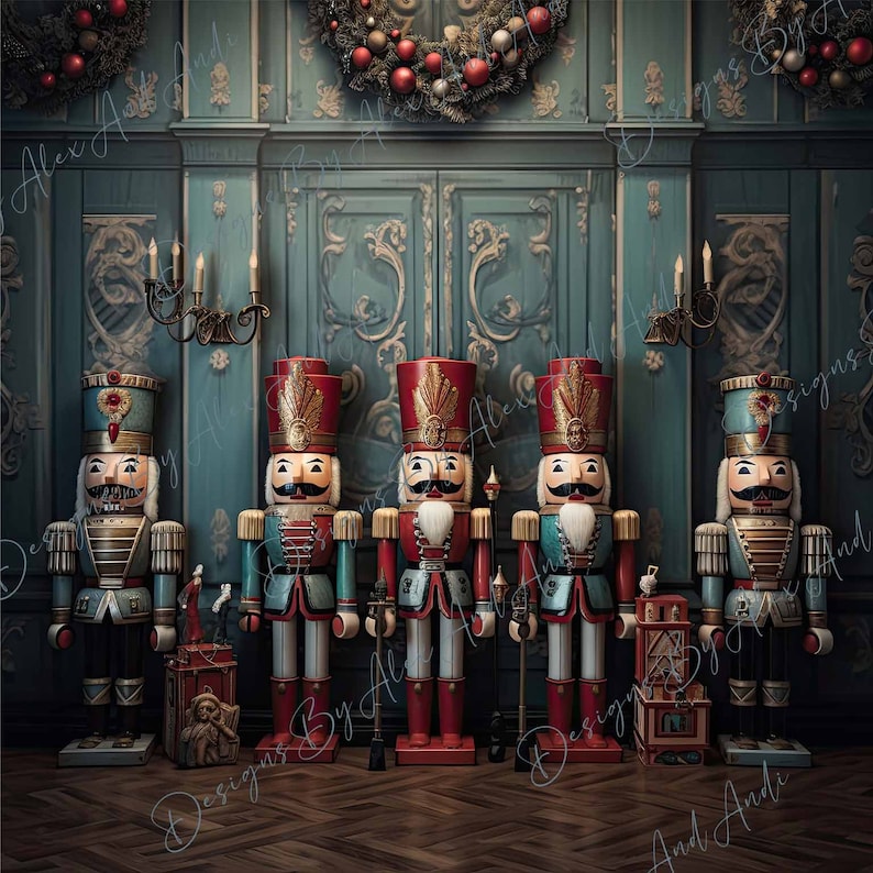 Nutcracker Digital Backdrop Overlay Background Holiday Event Photo ...