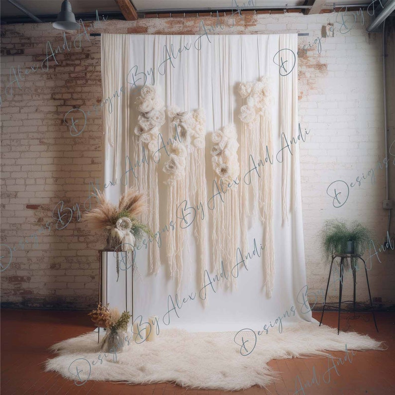 Fringe Decor Backdrop Background Digital Photo Shoot Picture Prop ...