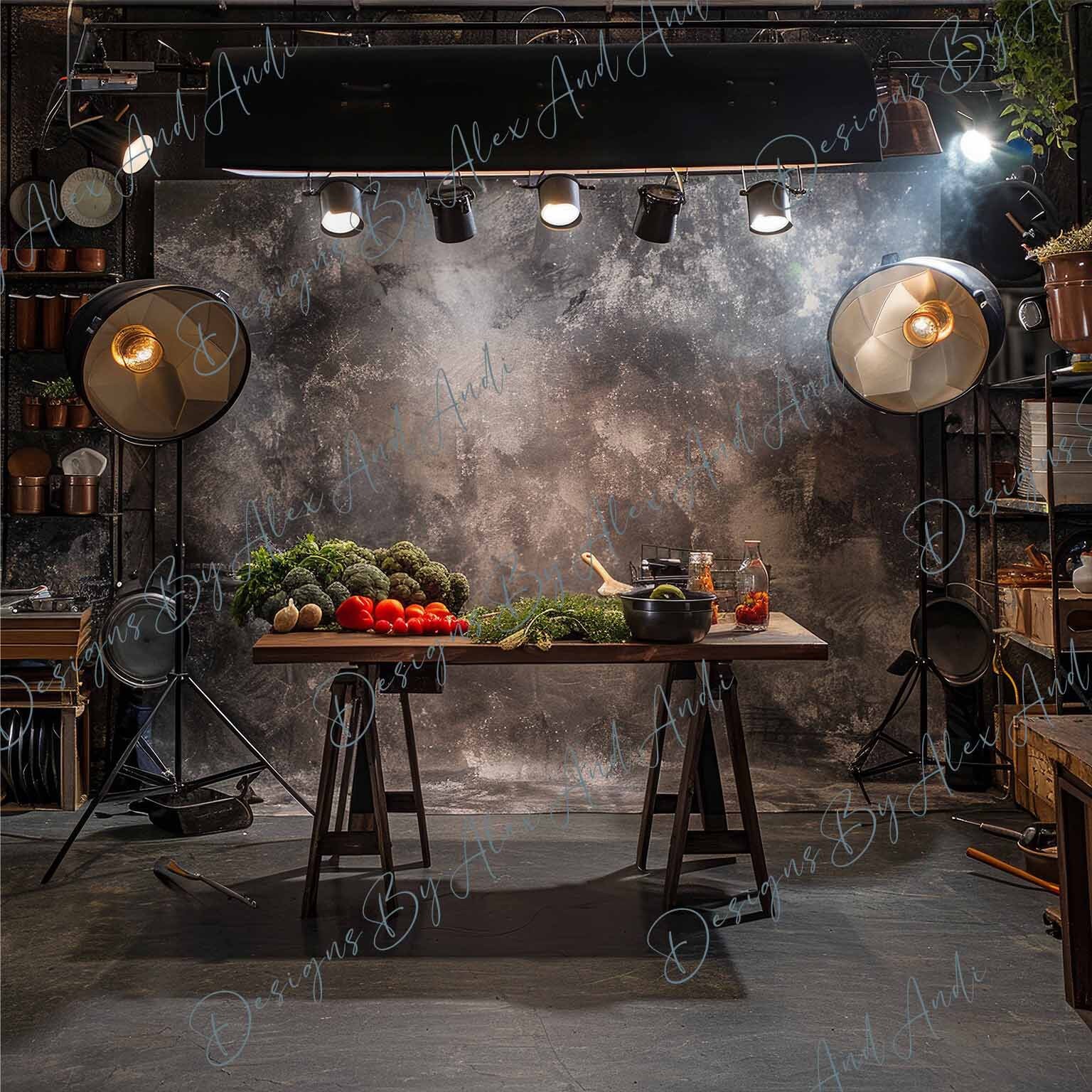 Chef Digital Background Backdrop Overlay Party Photo Shoot Picture ...