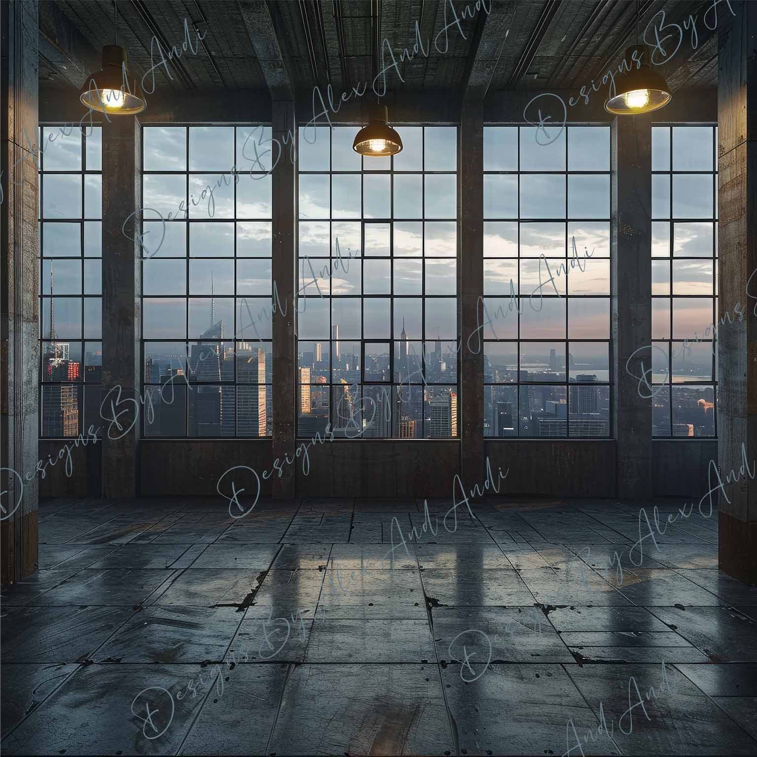 Skyscraper Digital Overlay Backdrop Background Event Photo Picture ...