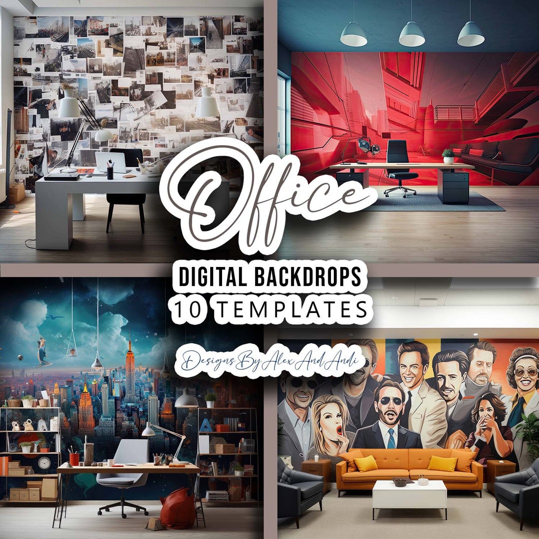 Office Digital Backdrop Overlay Background Photo Picture Studio Event ...