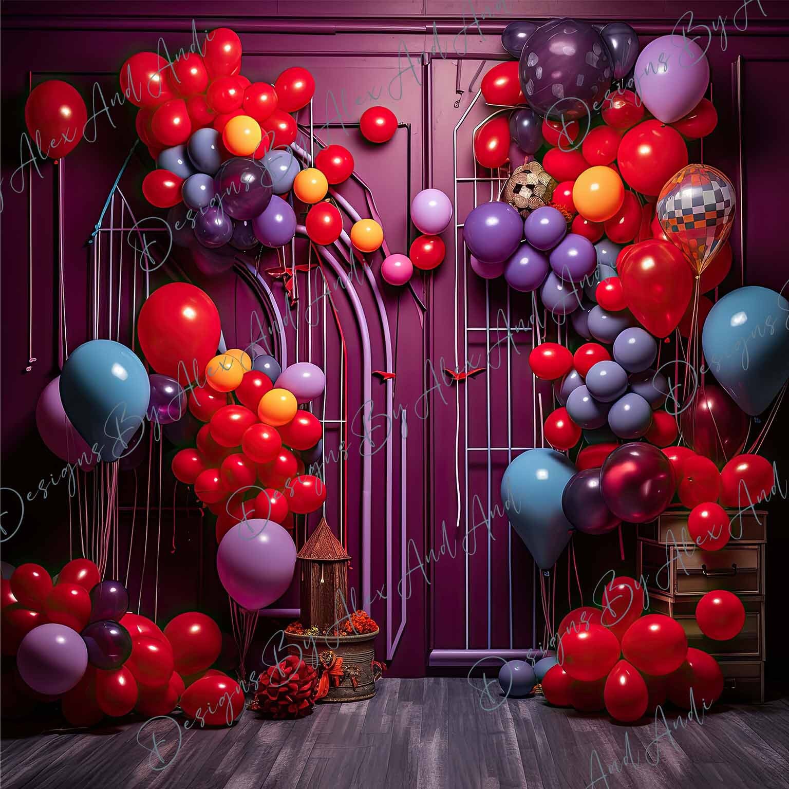 Party Digital Backdrop Background Birthday Child Photo Shoot Picture ...