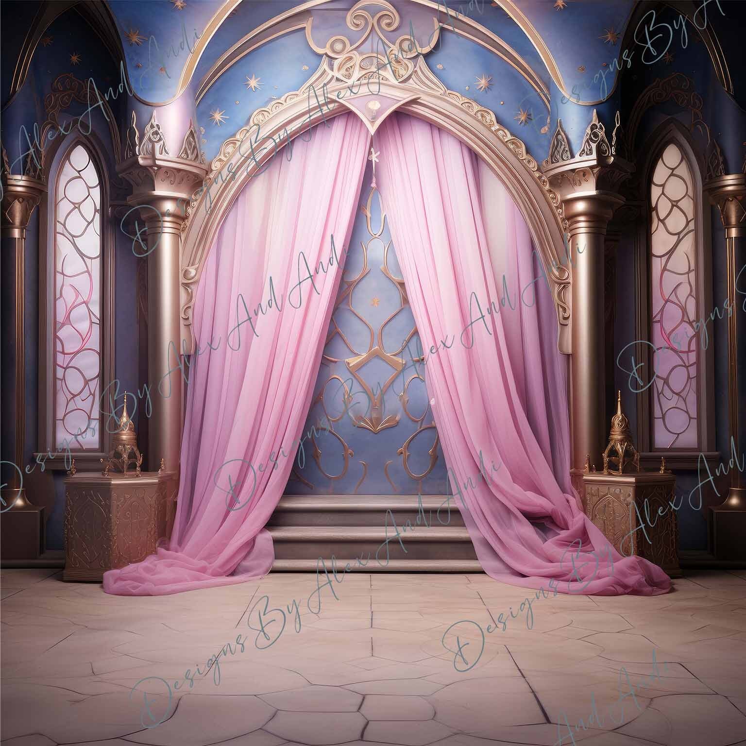 Princess Studio Prop Backdrop Background Digital Child Sweet 16 Photo ...