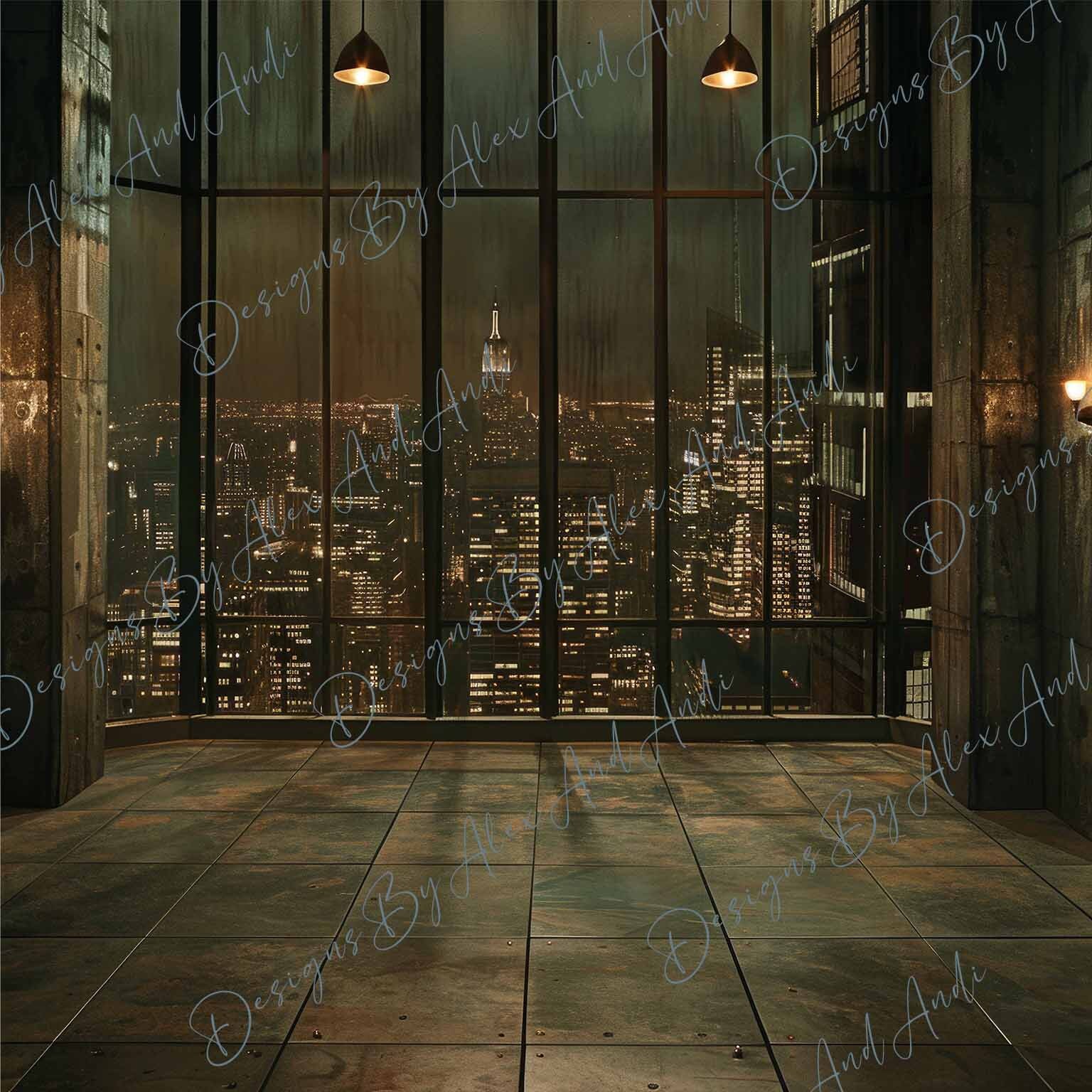 Skyscraper Digital Overlay Backdrop Background Event Photo Picture ...