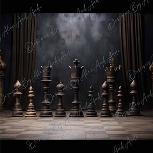 Chess Backdrop Background Digital Birthday Child Photo Shoot Picture ...
