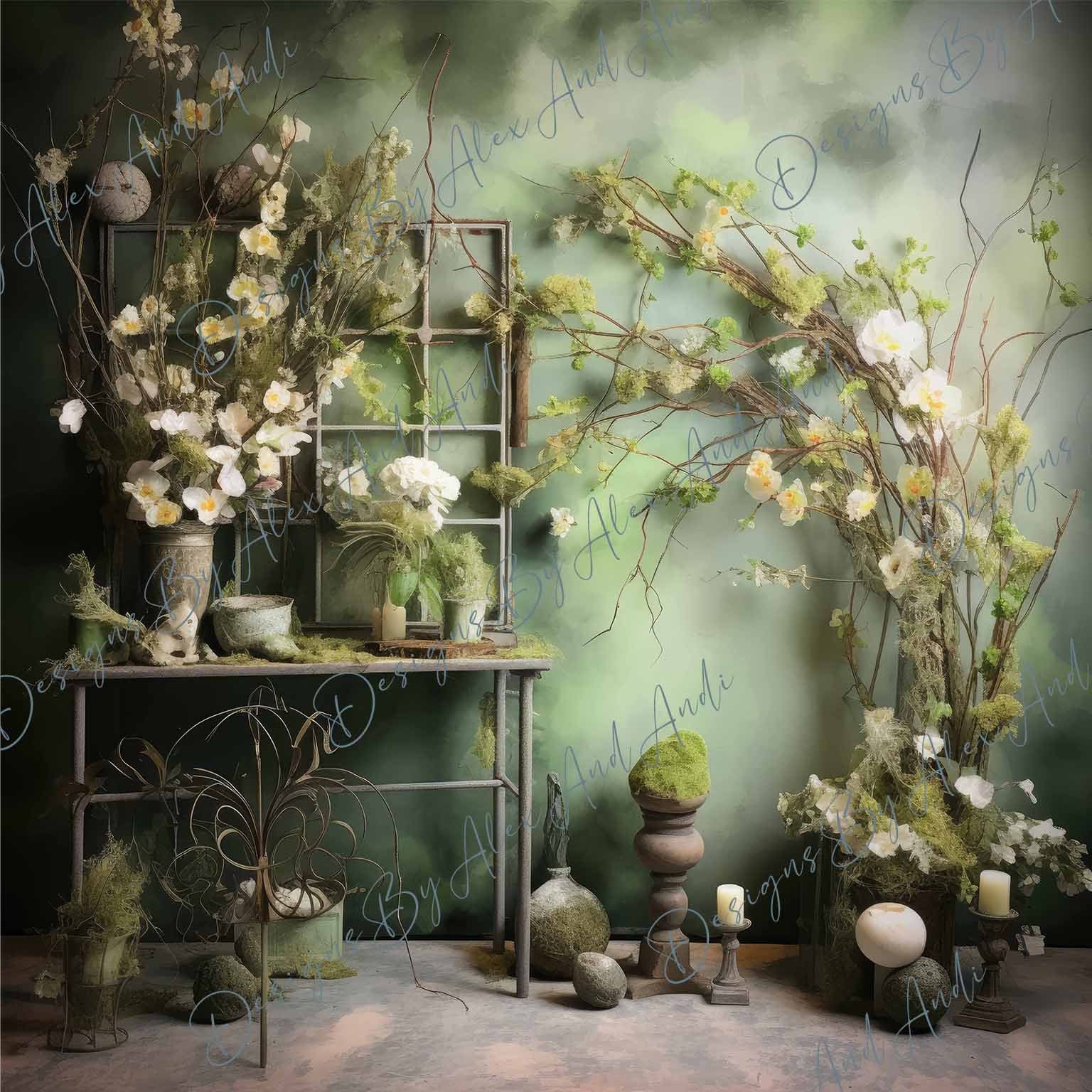 Spring Prop Digital Backdrop Overlay Background Photo Picture Studio ...