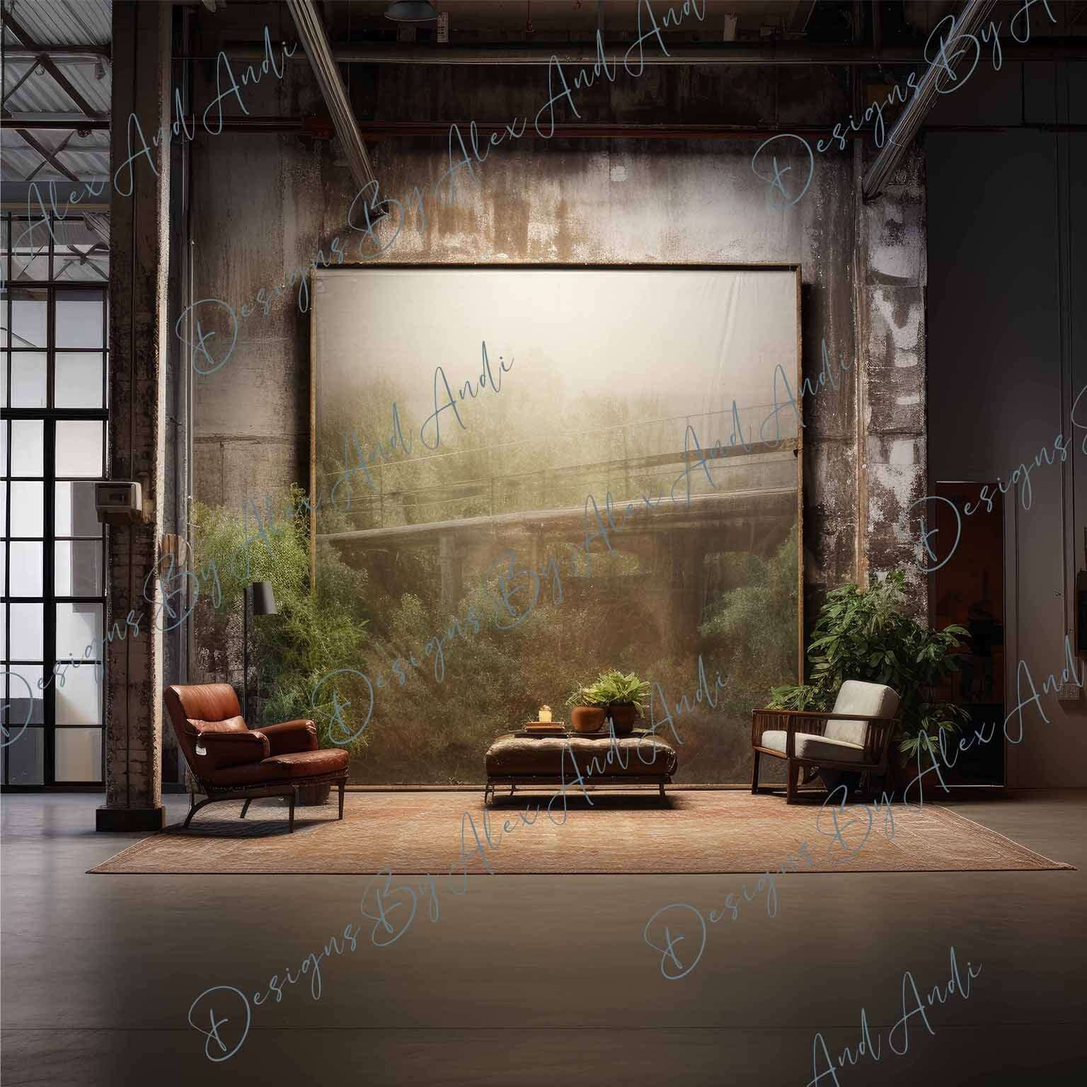 Urban Office Digital Backdrop Overlay Background Work Photo Picture ...