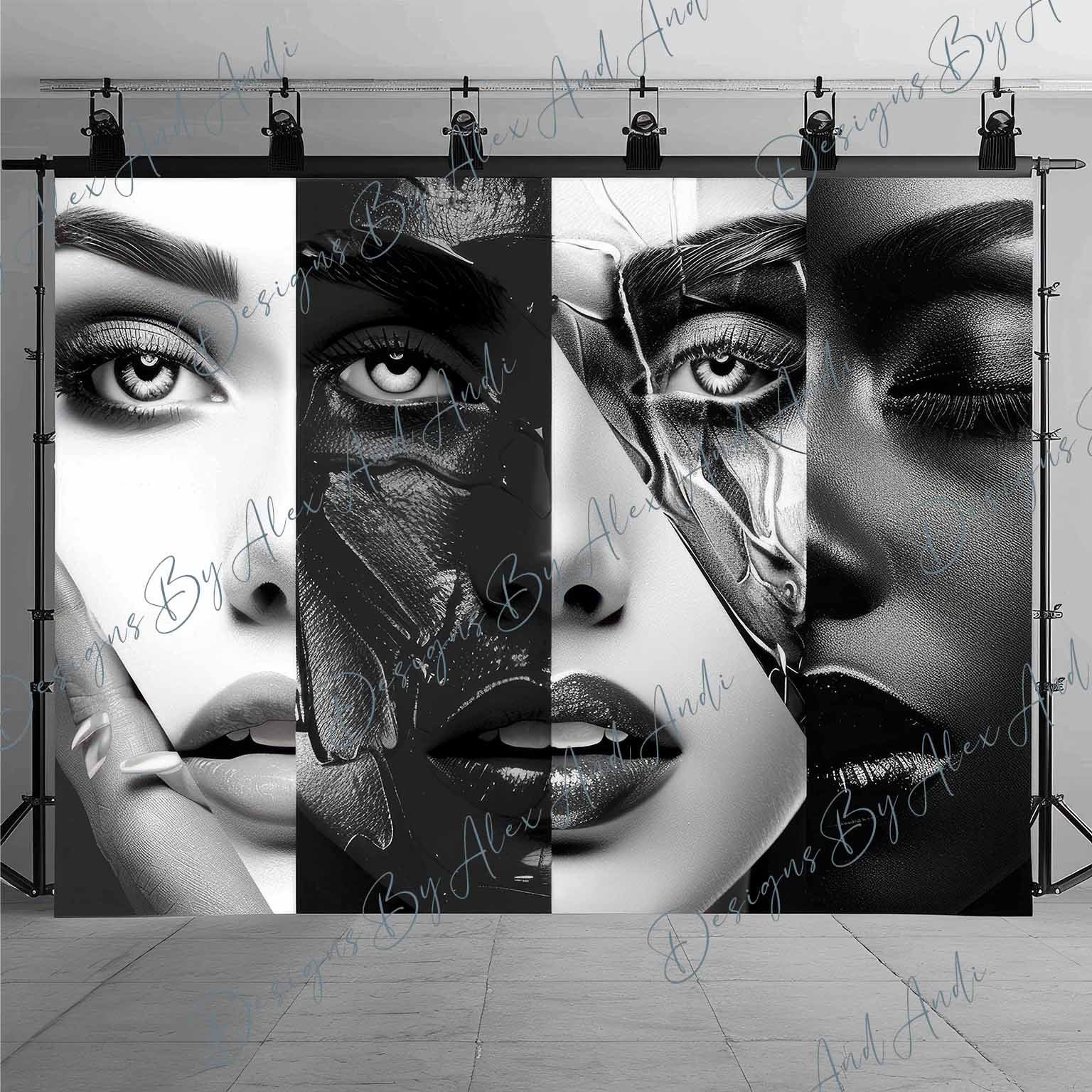 Black and White Ball Back Ground Celebrity Background Stage Picture ...