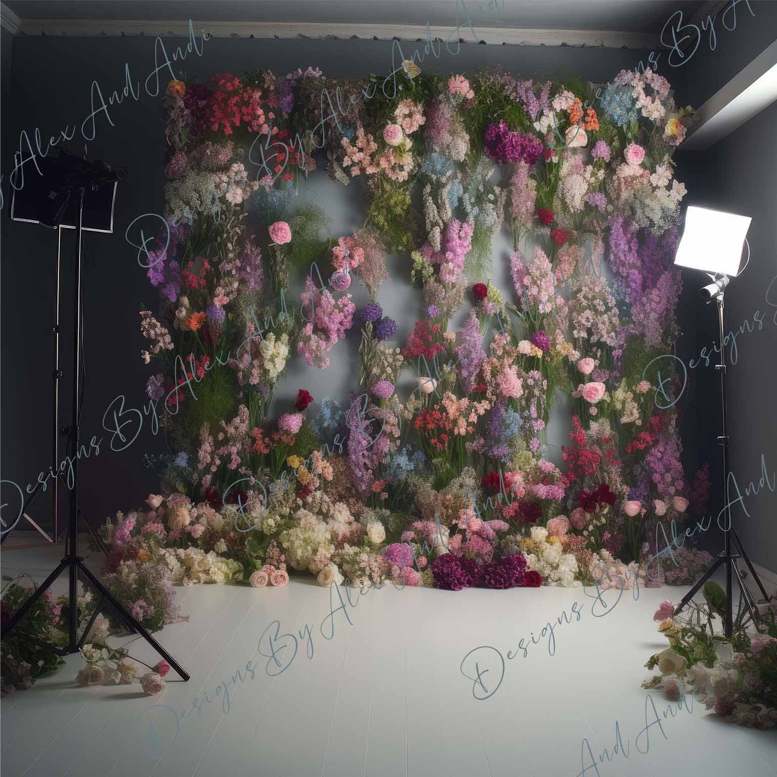 Floral Studio Backdrop Background Digital Photo Shoot Studio Picture ...