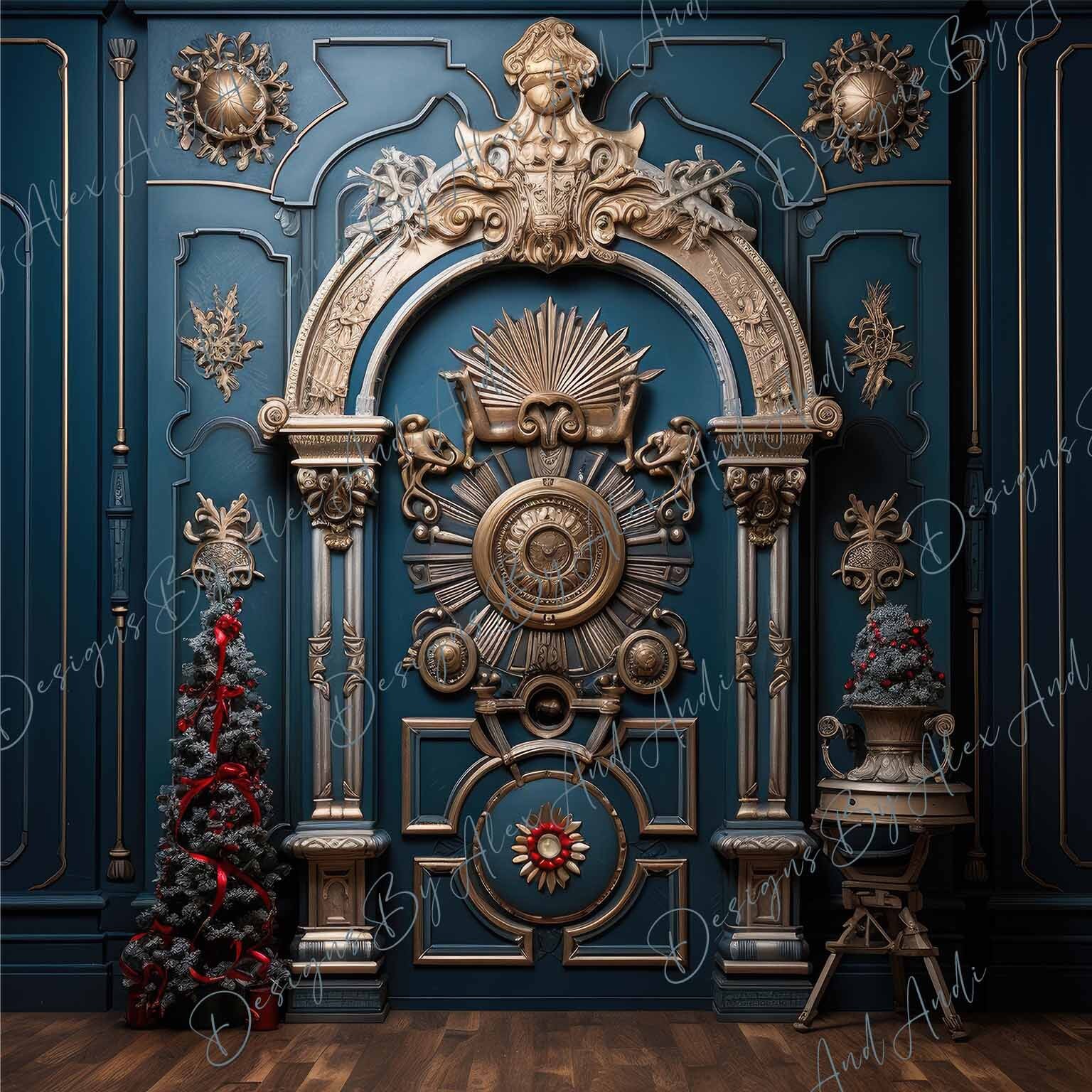 Nutcracker House Digital Backdrop Overlay Background Wedding Birthday ...