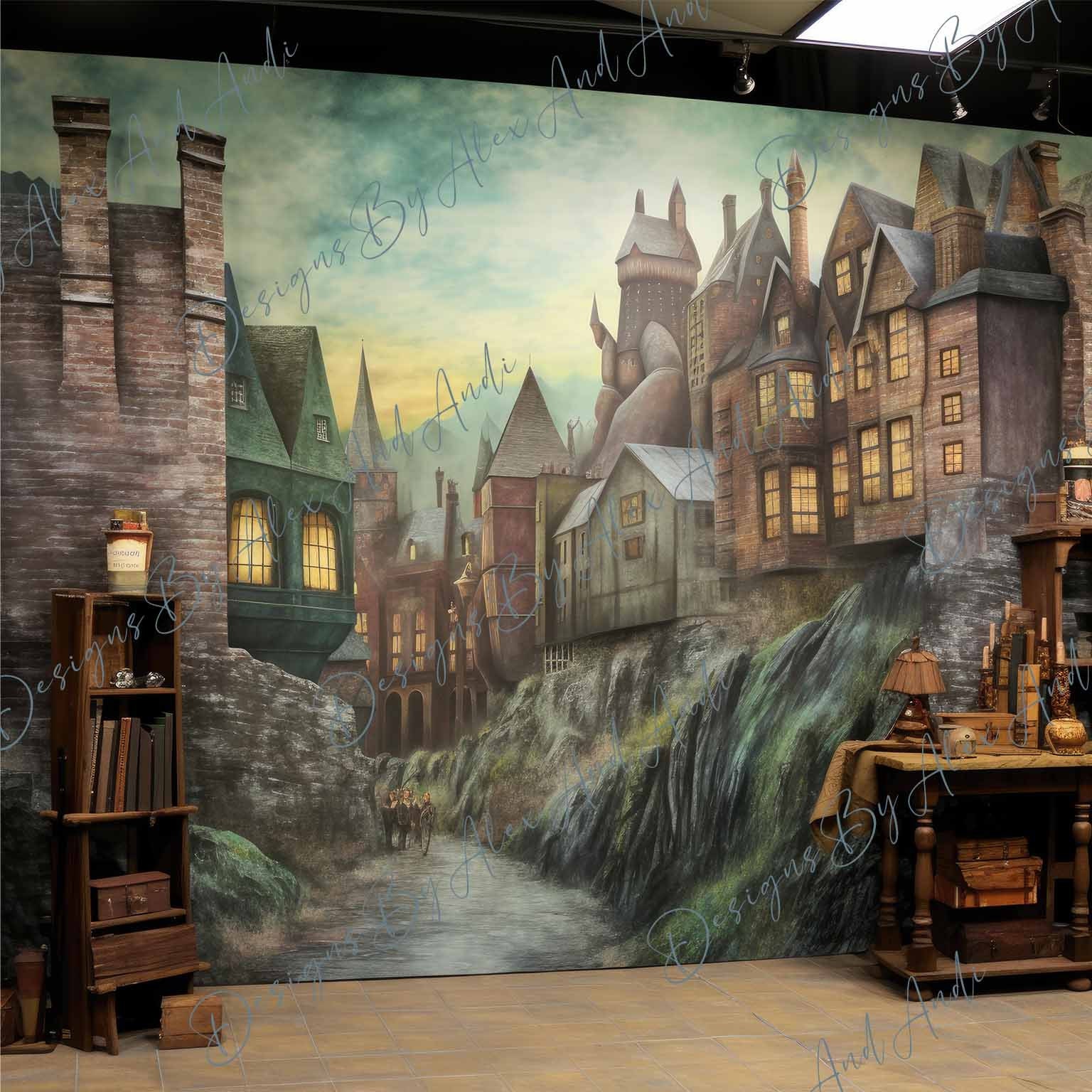 Magic Wizard Studio Backdrop Background Digital Photo Shoot Studio ...