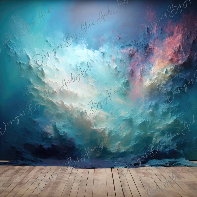 Paint Bomb Digital Backdrop Overlay Background Birthday Child Photo ...