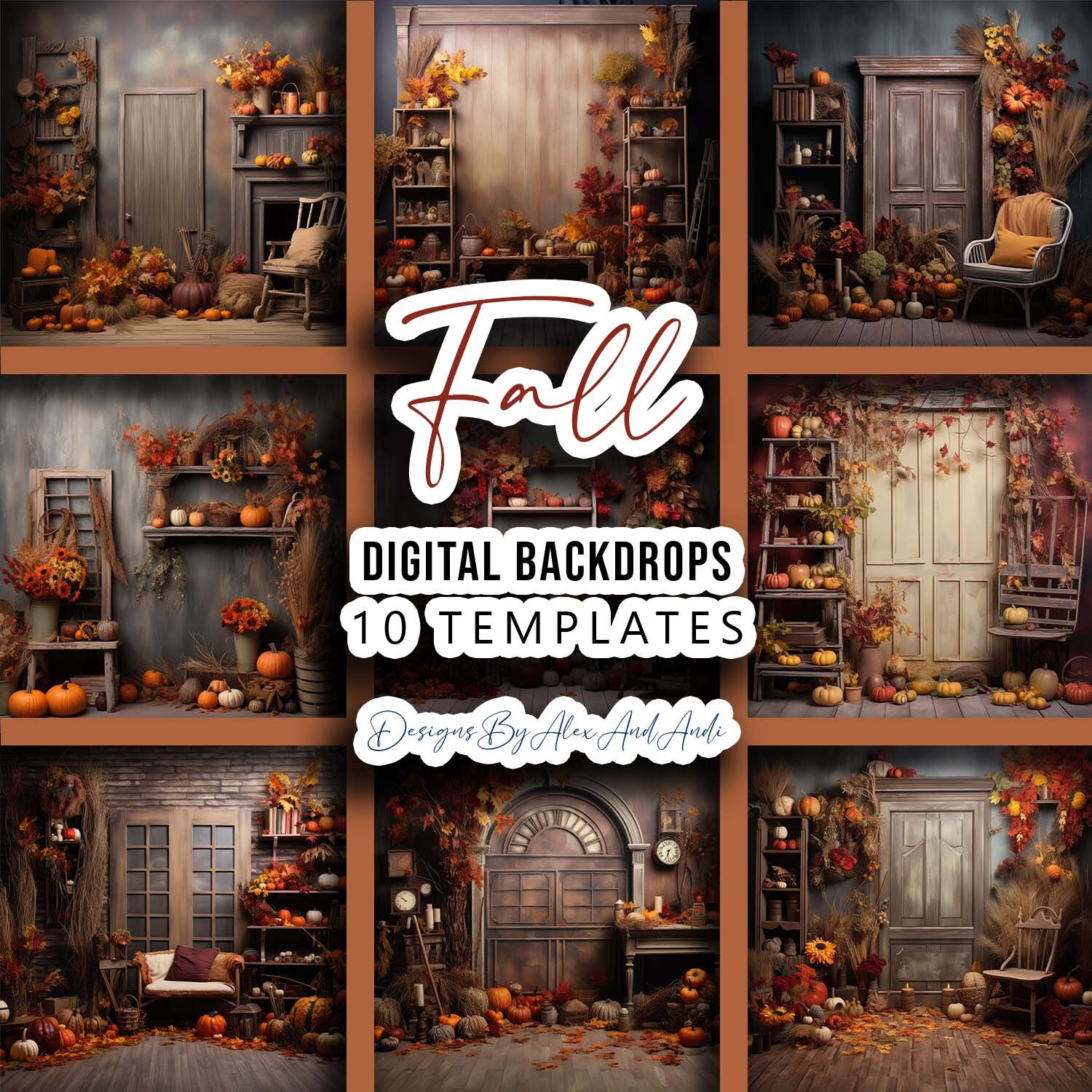 Fall Digital Backdrop Background Birthday Child Photo Shoot Picture ...