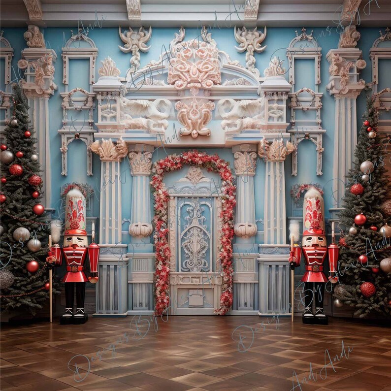 Nutcracker Digital Backdrop Overlay Background Holiday Event Photo ...