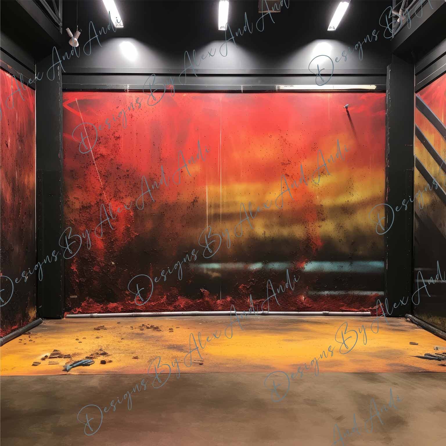 Abandoned Warehouse Digital Backdrop Overlay Wedding Sweet 16 ...