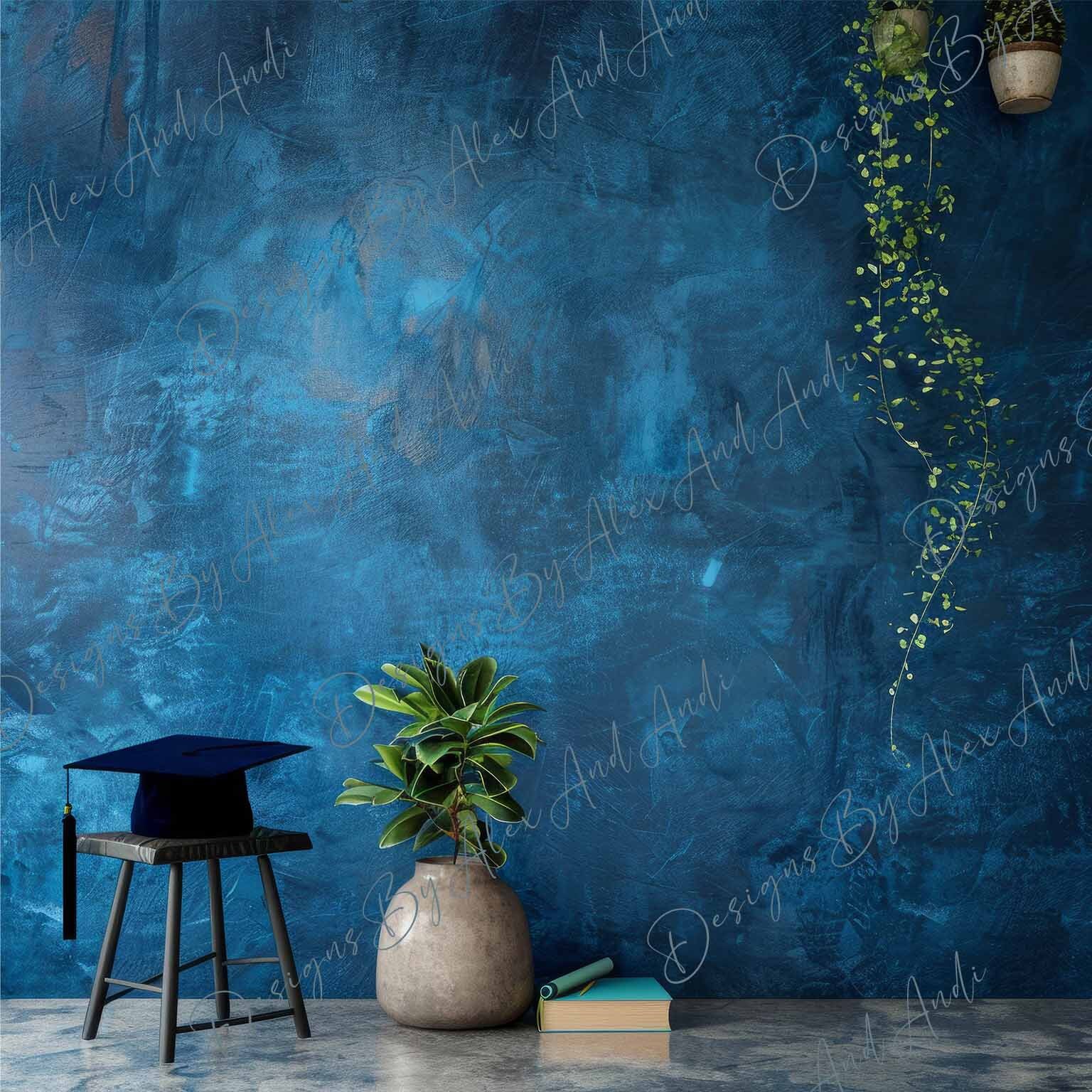 Blue Graduation Photo Shoot Graduation Photo Ceremony Overlay Degree ...