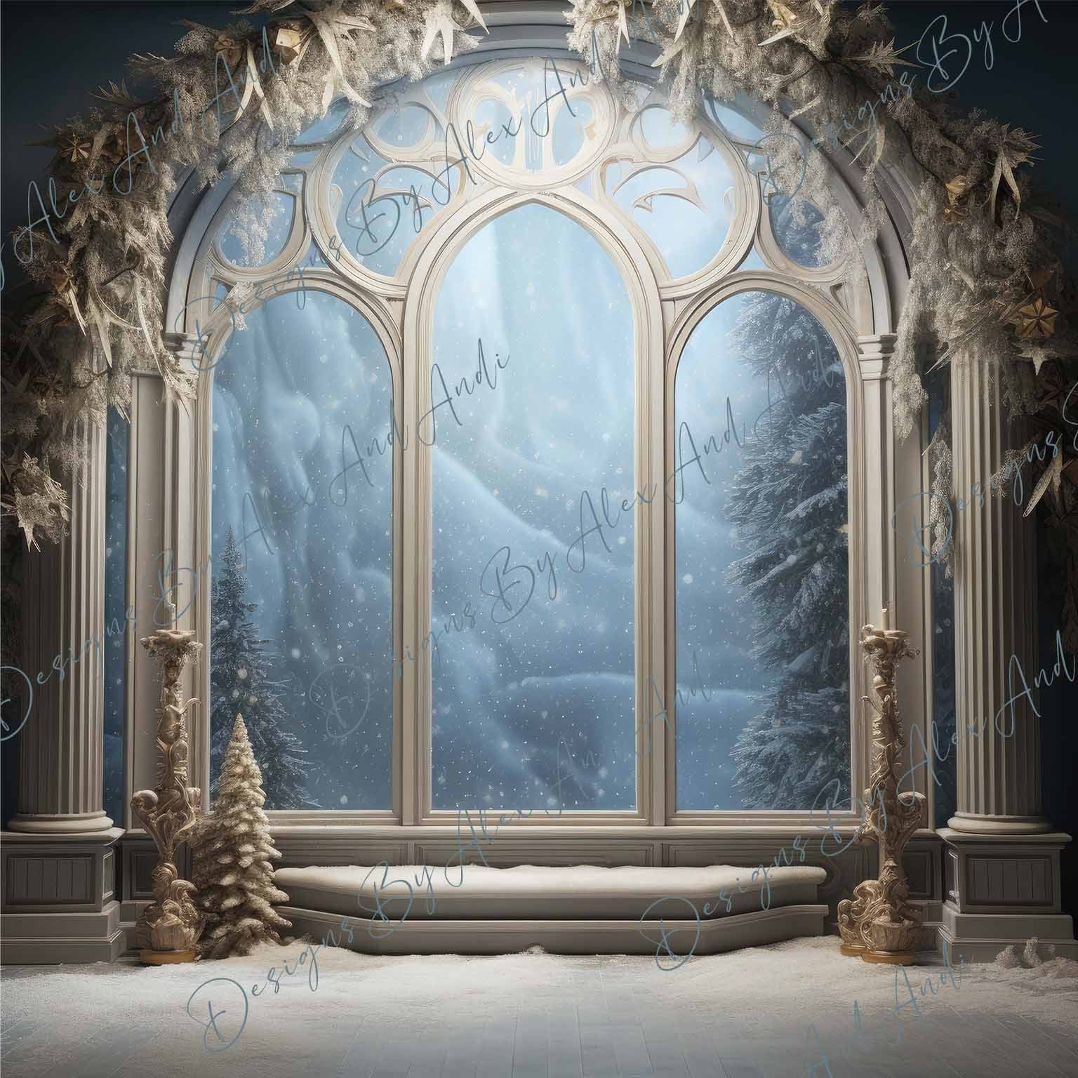 Holiday Fantasy Digital Backdrop Overlay Background Photo Shoot Picture ...