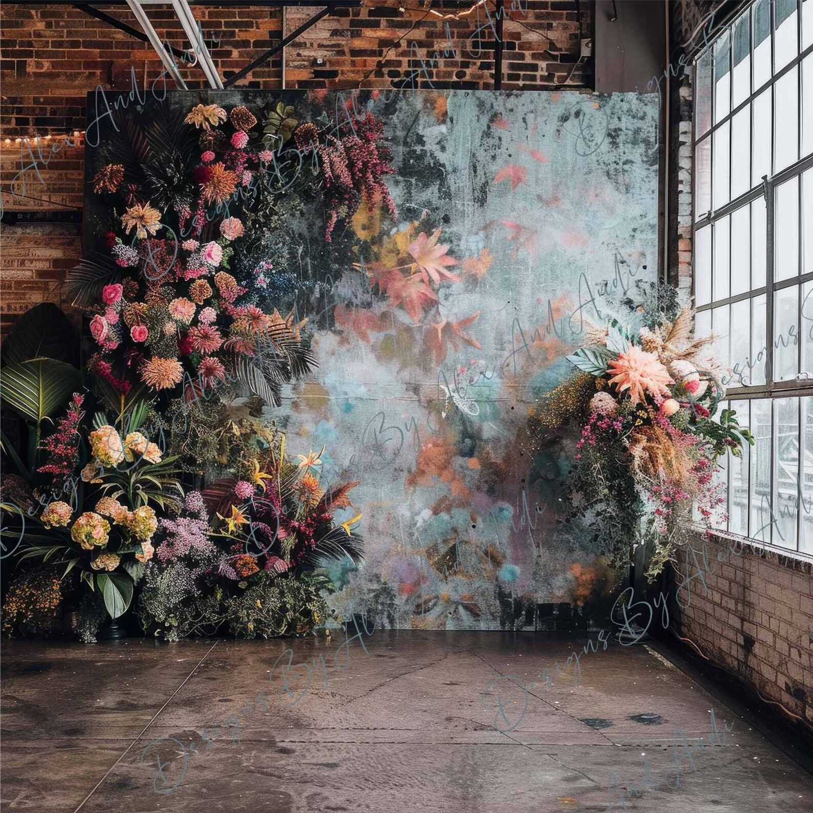 Mothers Day Floral Texture Backdrop Flowers Overlay Mom Back Ground ...