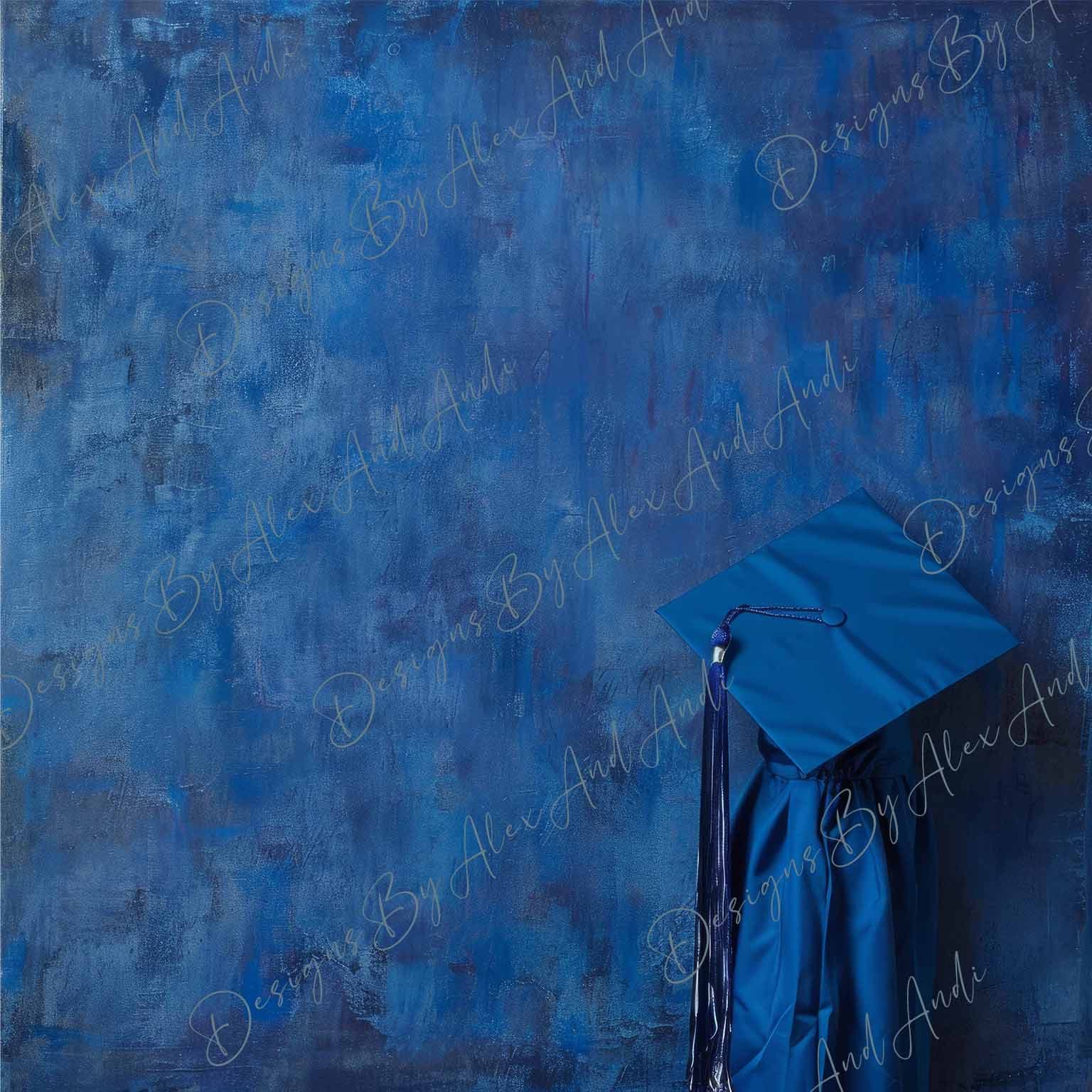 Blue Graduation Photo Shoot Graduation Photo Ceremony Overlay Degree ...