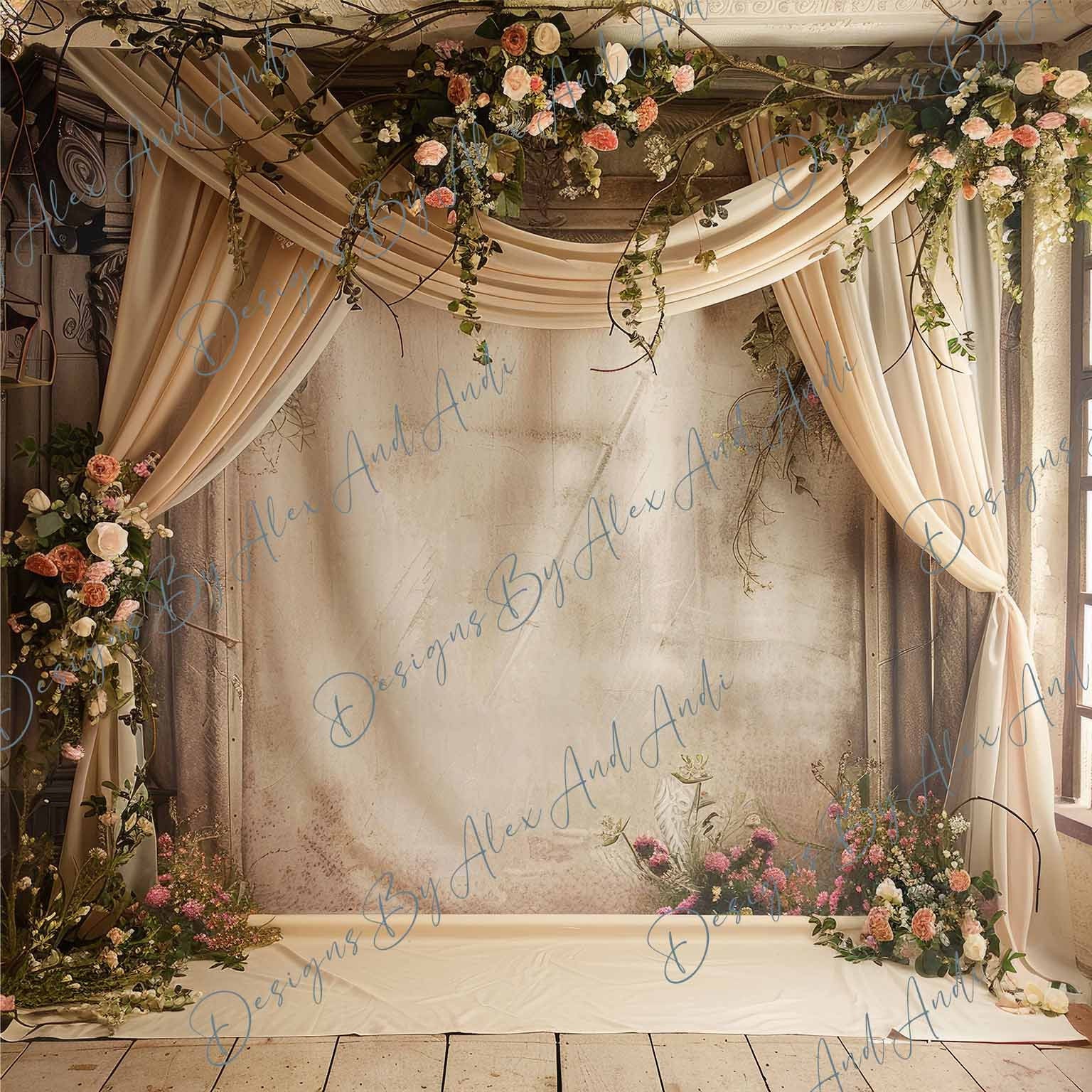 Formal Studio Photo Formal Ceremony Backdrop Back Drop Digital Backdrop ...